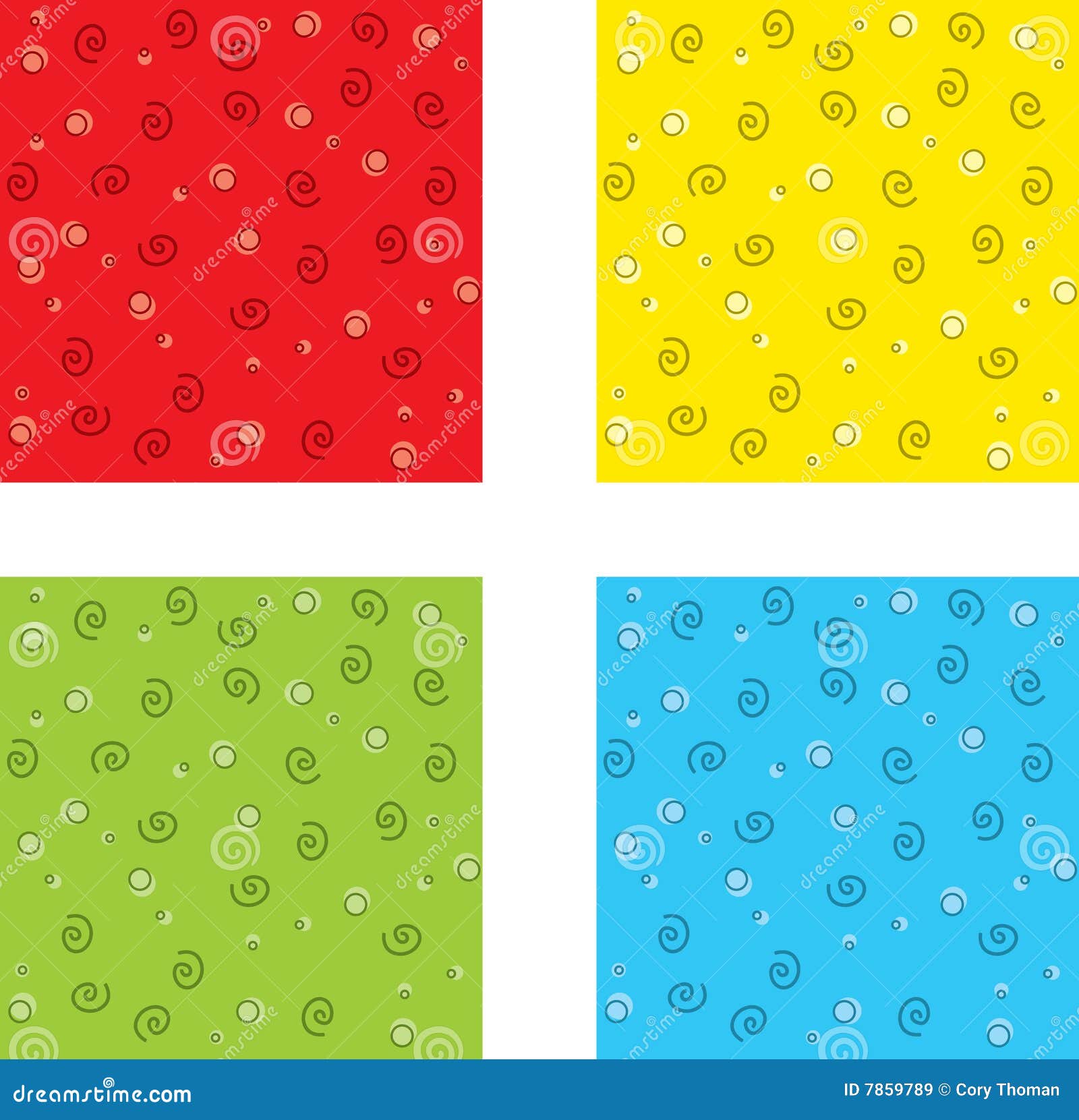 Squiggle Pattern stock vector. Illustration of seamless - 7859789