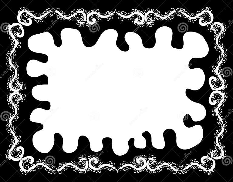 Squiggly Frame stock illustration. Illustration of decorative - 2901859