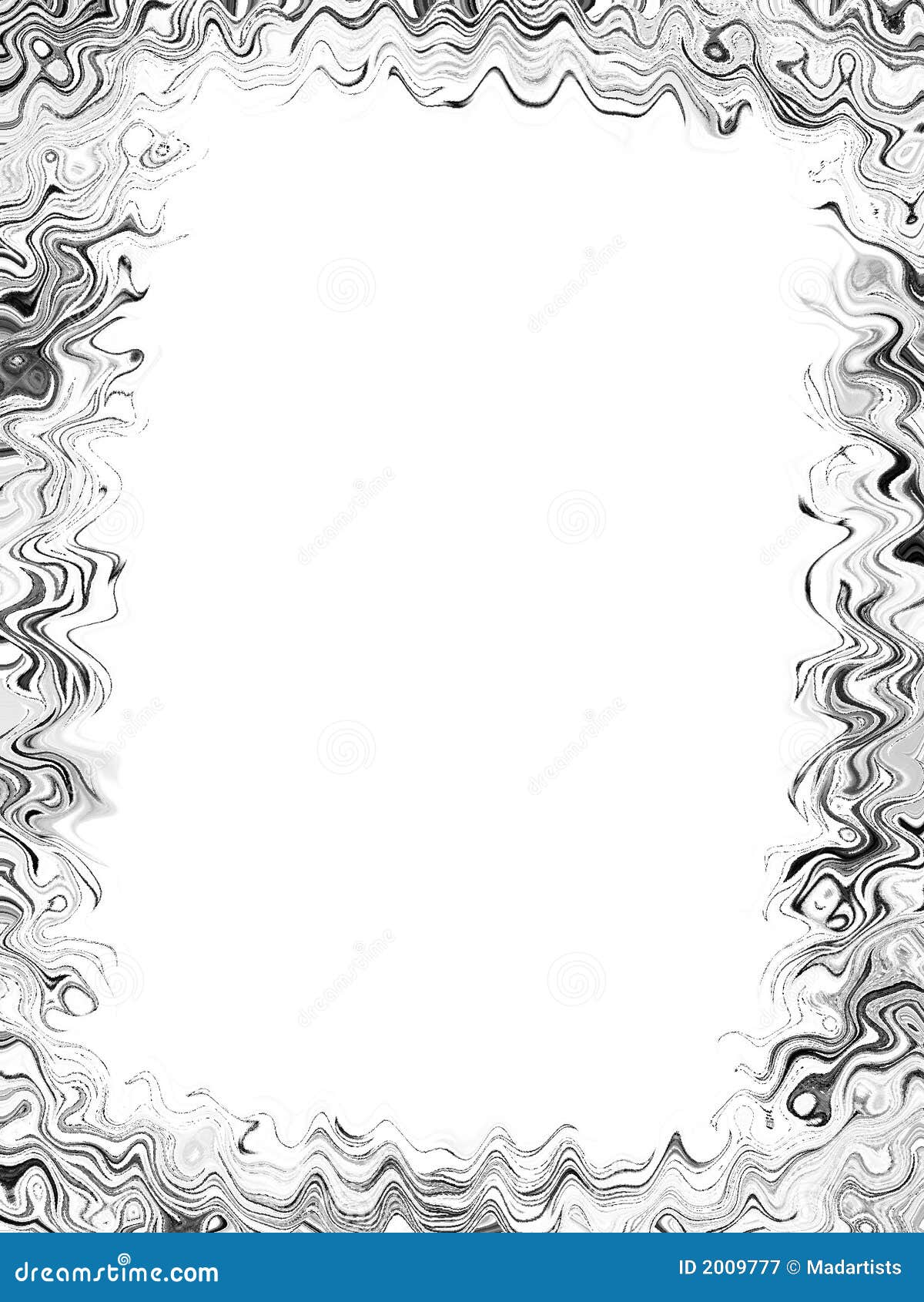 Squiggly Lines Photo Frame Picture. Image: 2009777