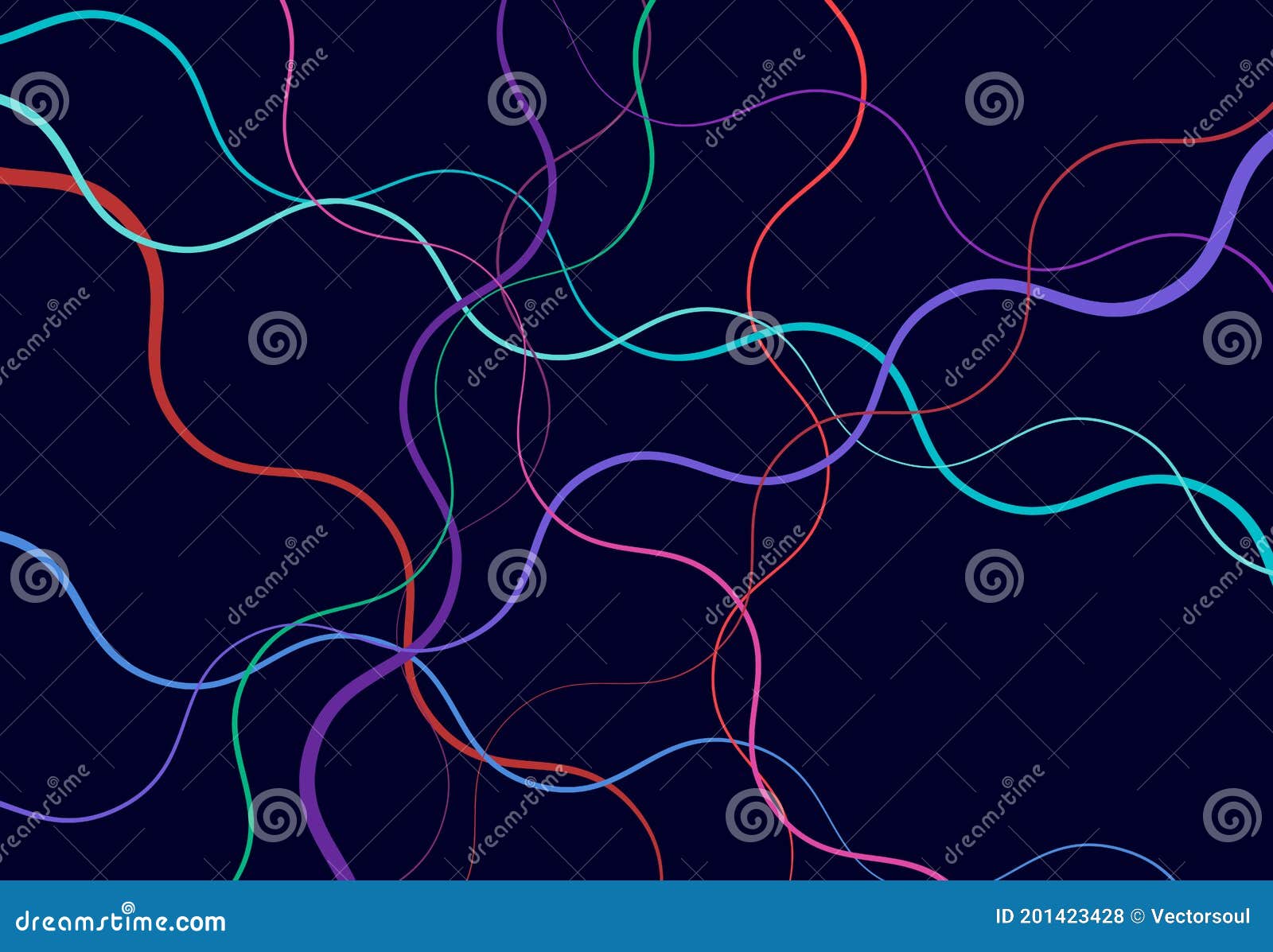 Squiggly, Squiggle Wavy, Waving Random Lines Abstract Background ...