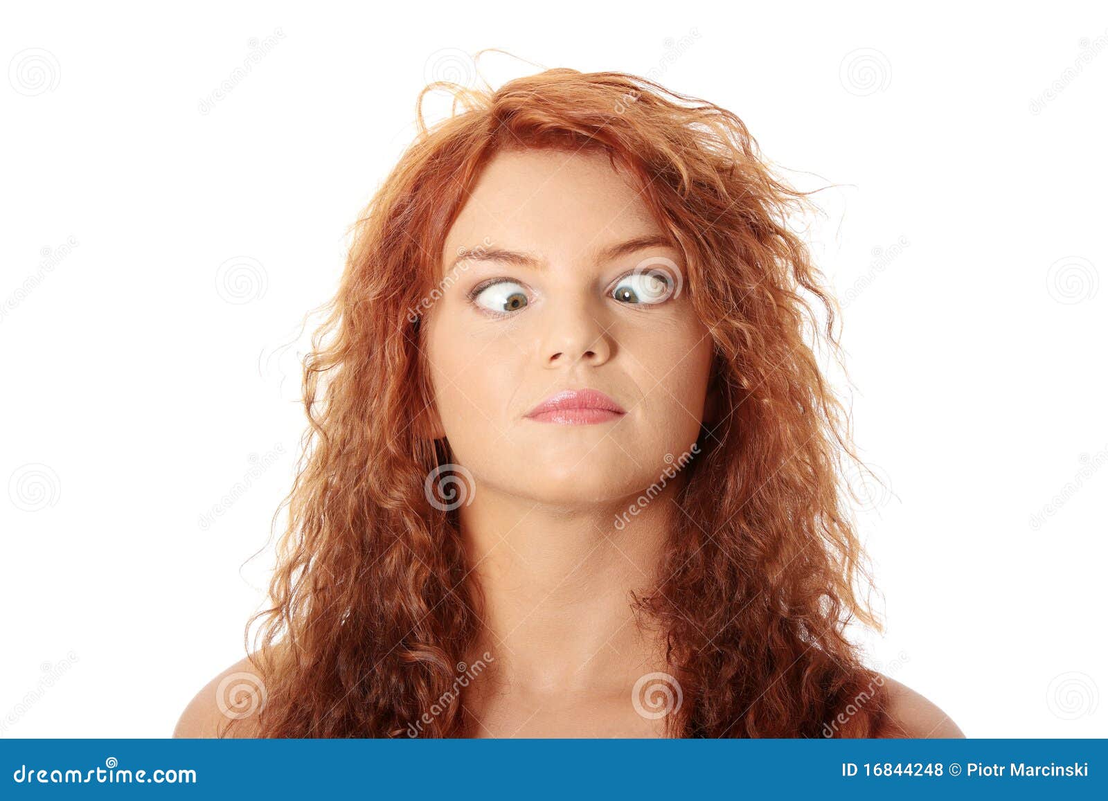 Squint stock photo. Image of facial, cheerful, front - 16844248