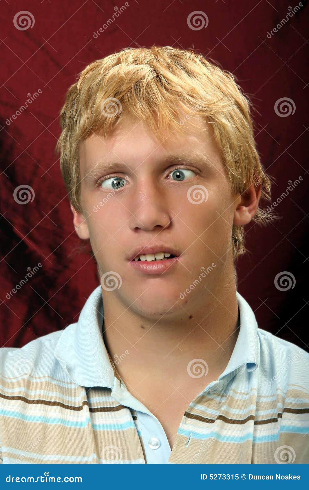 Squint Eyes stock image. Image of teenager, shirt, white - 5273315