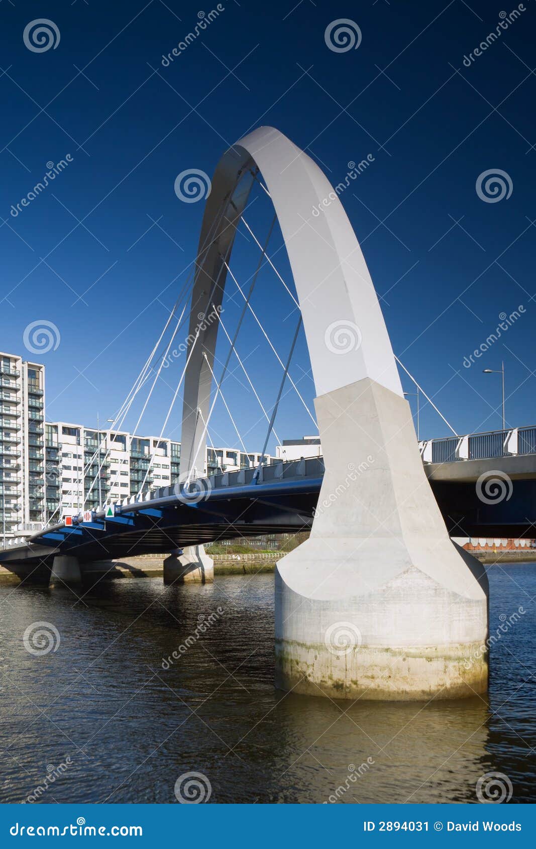 Squinty bridge stock image. Image of scotland, clyde, crossing - 2894031