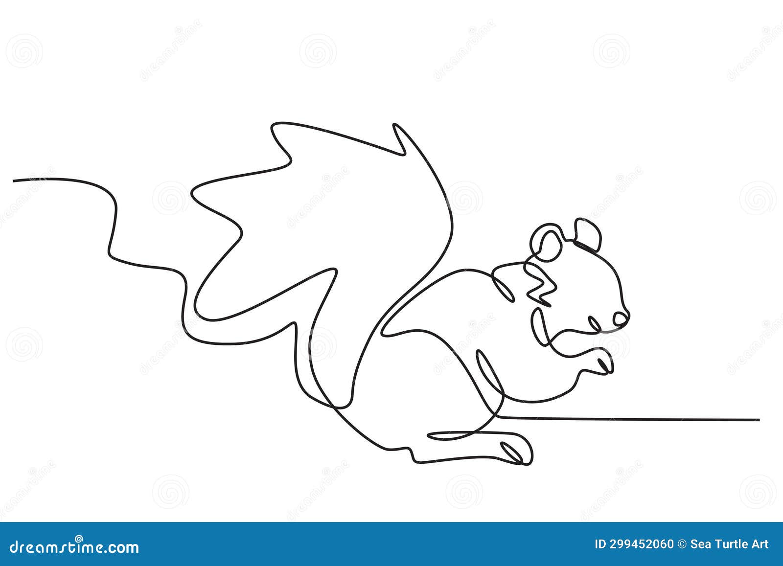 A squirrel is foraging stock illustration. Illustration of giraffe ...