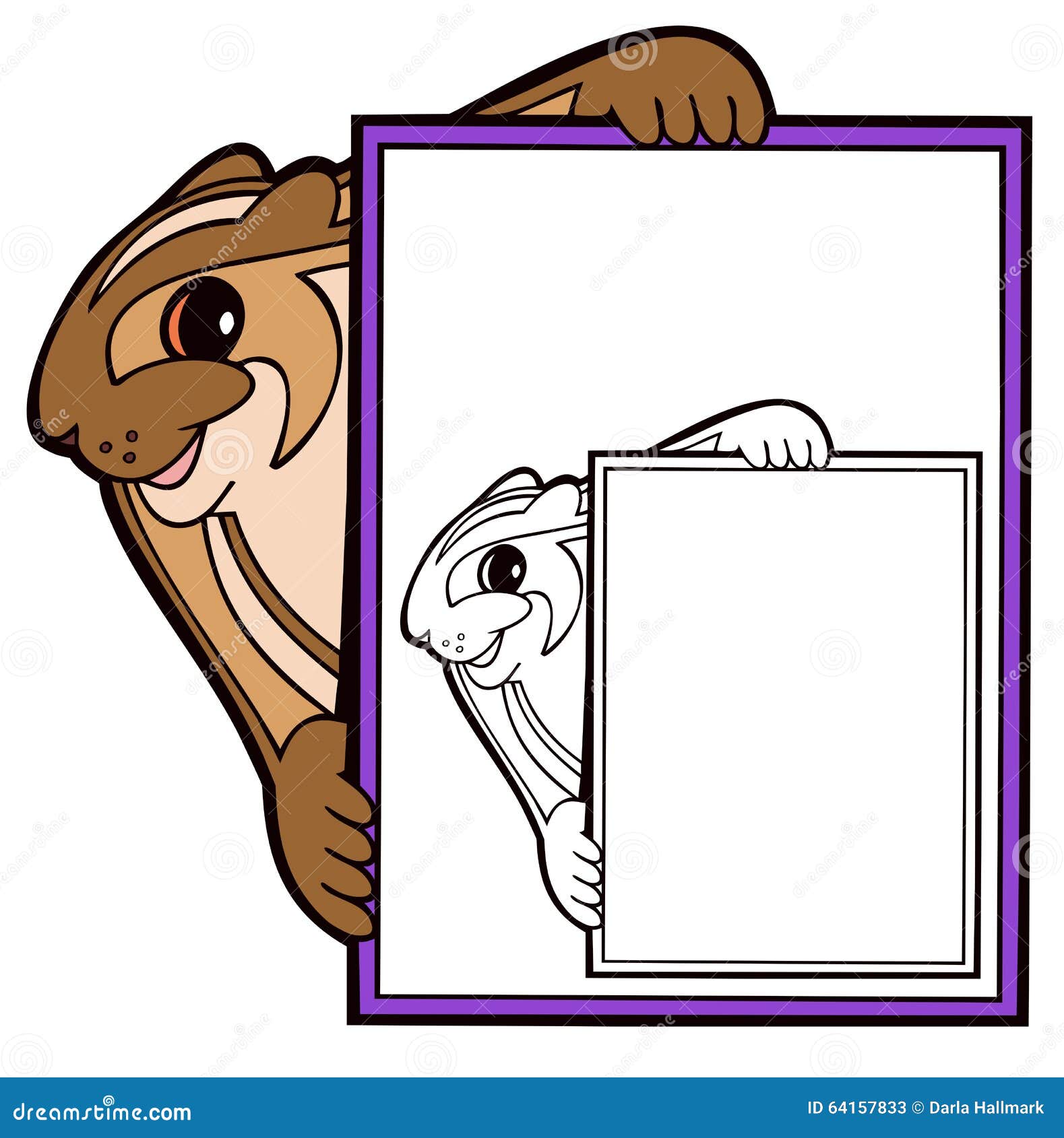 Squirrel frame stock vector. Illustration of squirrel - 64157833