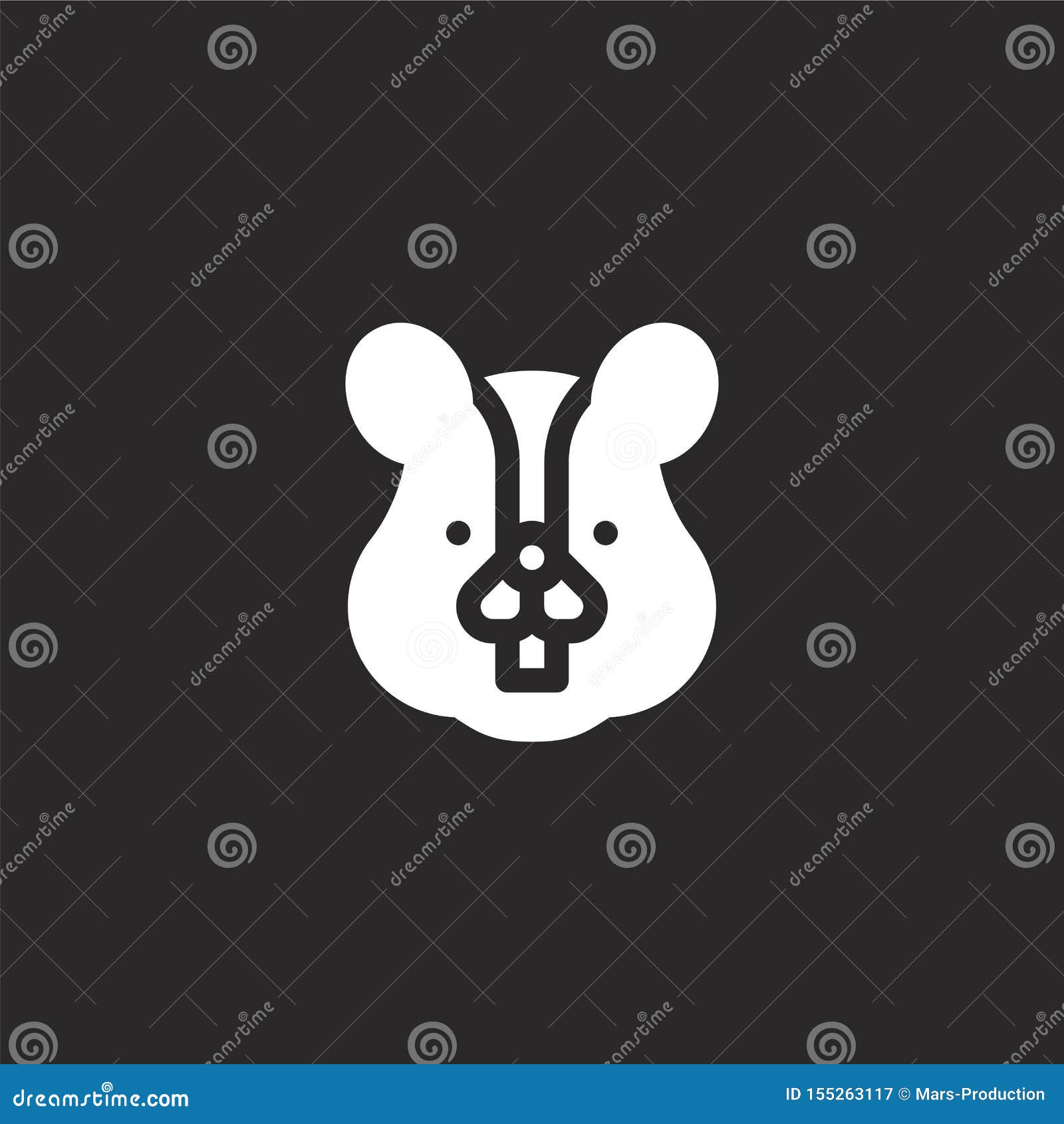 Squirrel Icon. Filled Squirrel Icon for Website Design and Mobile, App ...