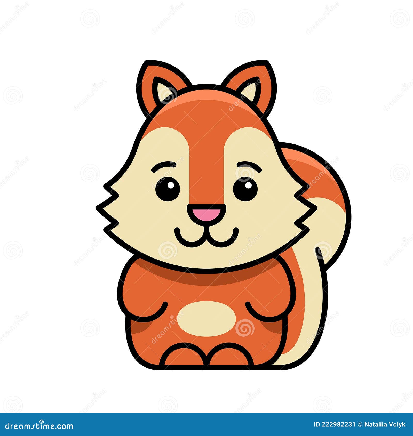 Squirrel icon stock vector. Illustration of logo, mammal - 222982231