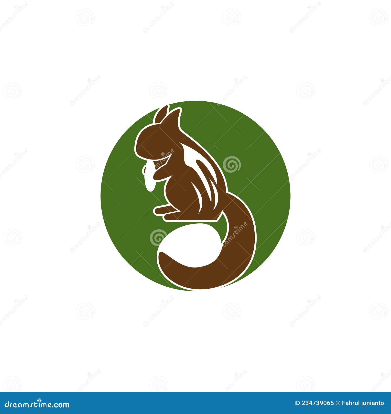 Squirrel Icon and Symbol Vector Illustration Stock Vector ...