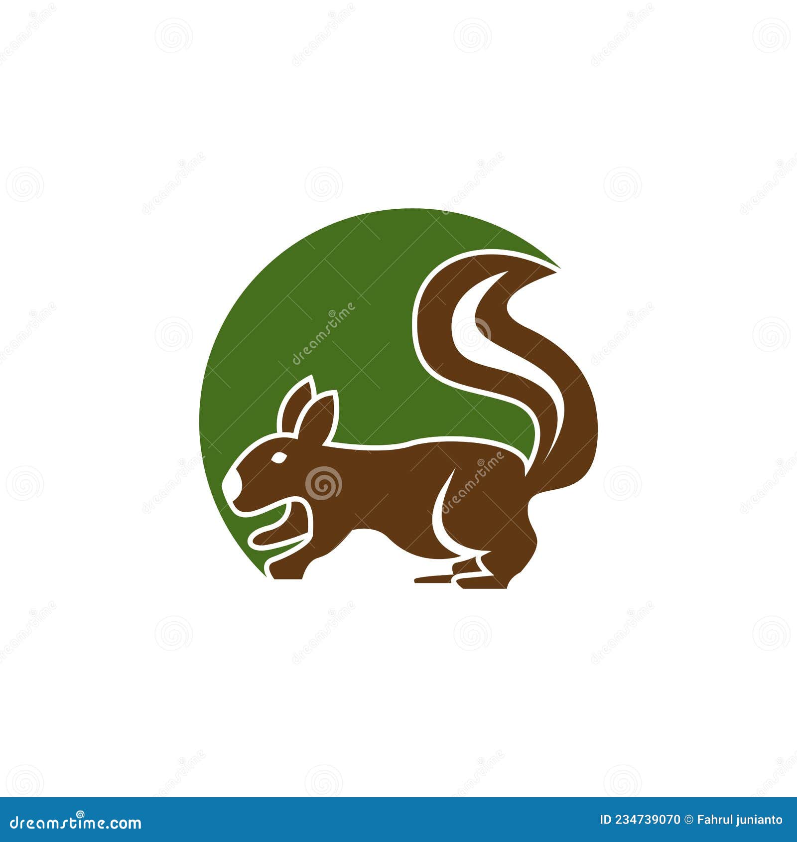 Squirrel Icon and Symbol Vector Illustration Stock Vector ...