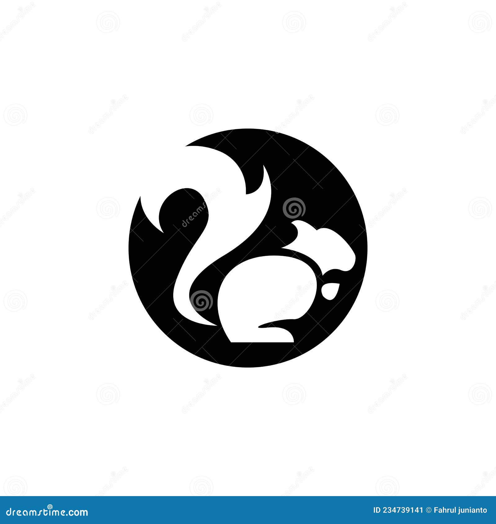 Squirrel Icon and Symbol Vector Illustration Stock Vector ...