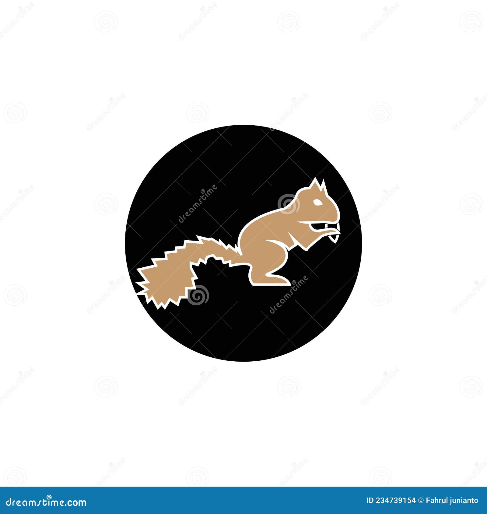 Squirrel Icon and Symbol Vector Illustration Stock Vector ...