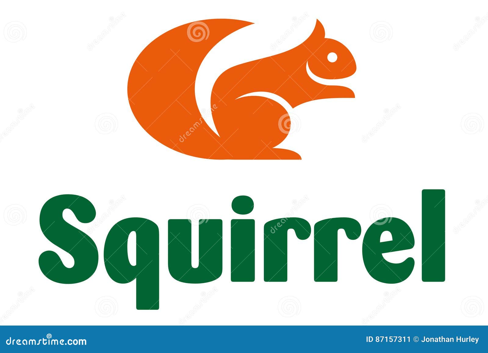 Squirrel Logo stock vector. Illustration of animal, storage - 87157311