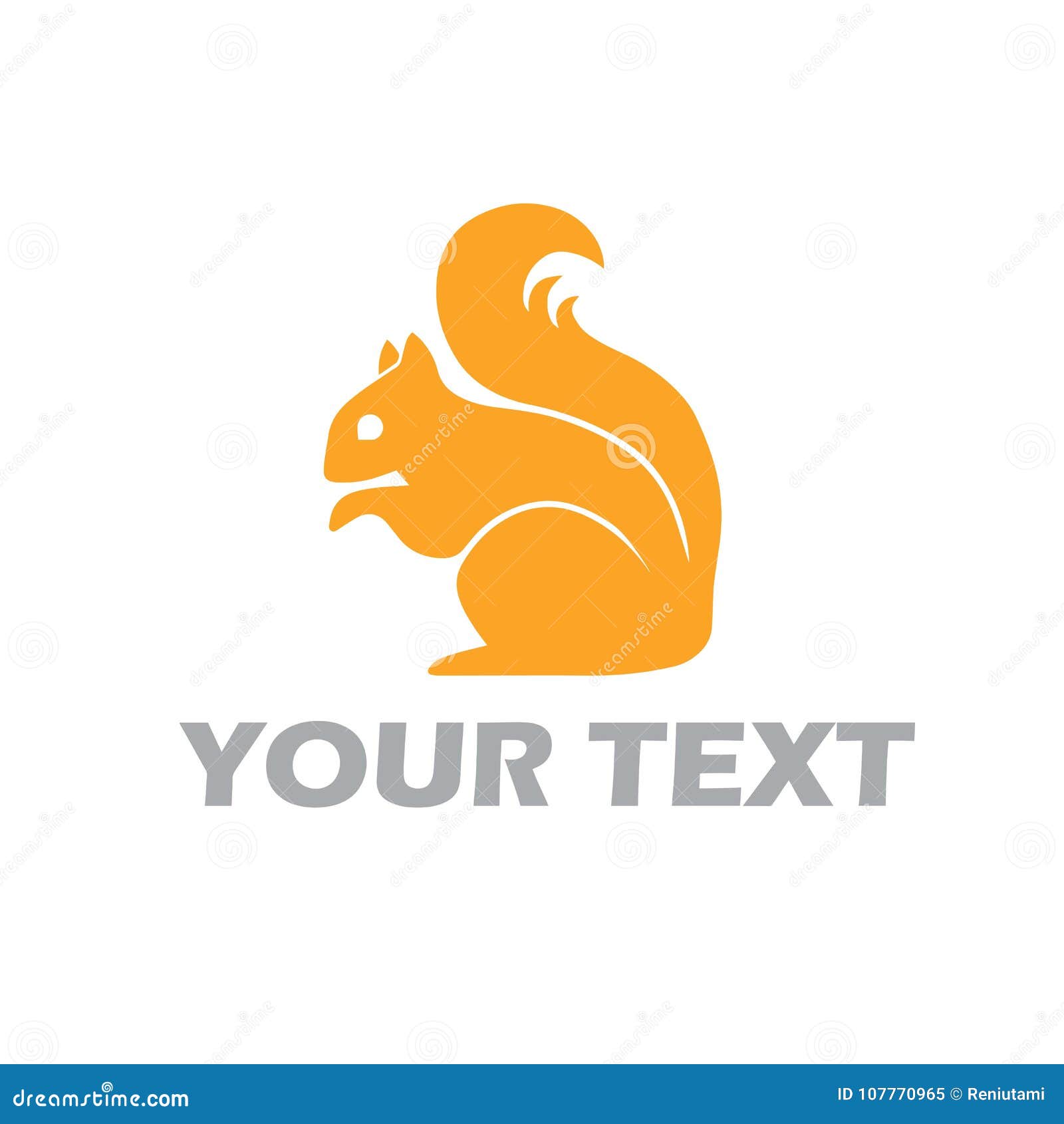 Squirrel Logo Template Design Vector Stock Vector - Illustration of ...