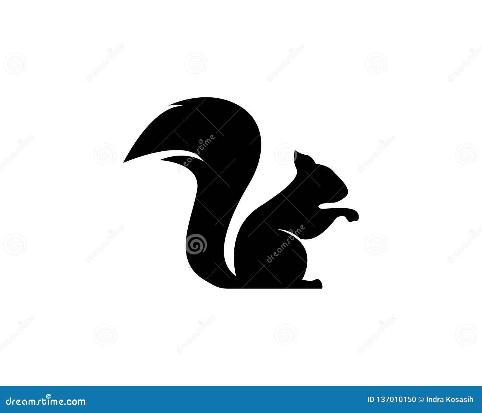 Squirrel logo vector stock vector. Illustration of sign - 137010150