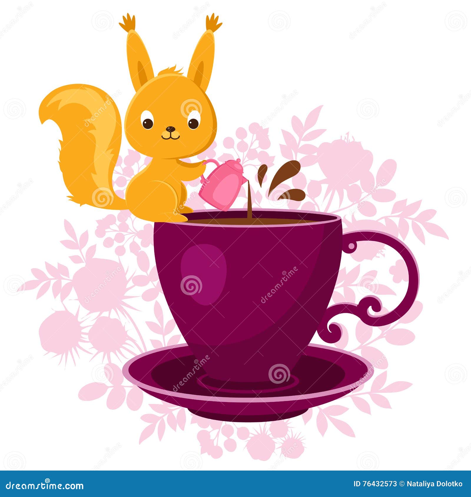 Squirrel Making Coffee Stock Illustrations – 3 Squirrel Making Coffee ...