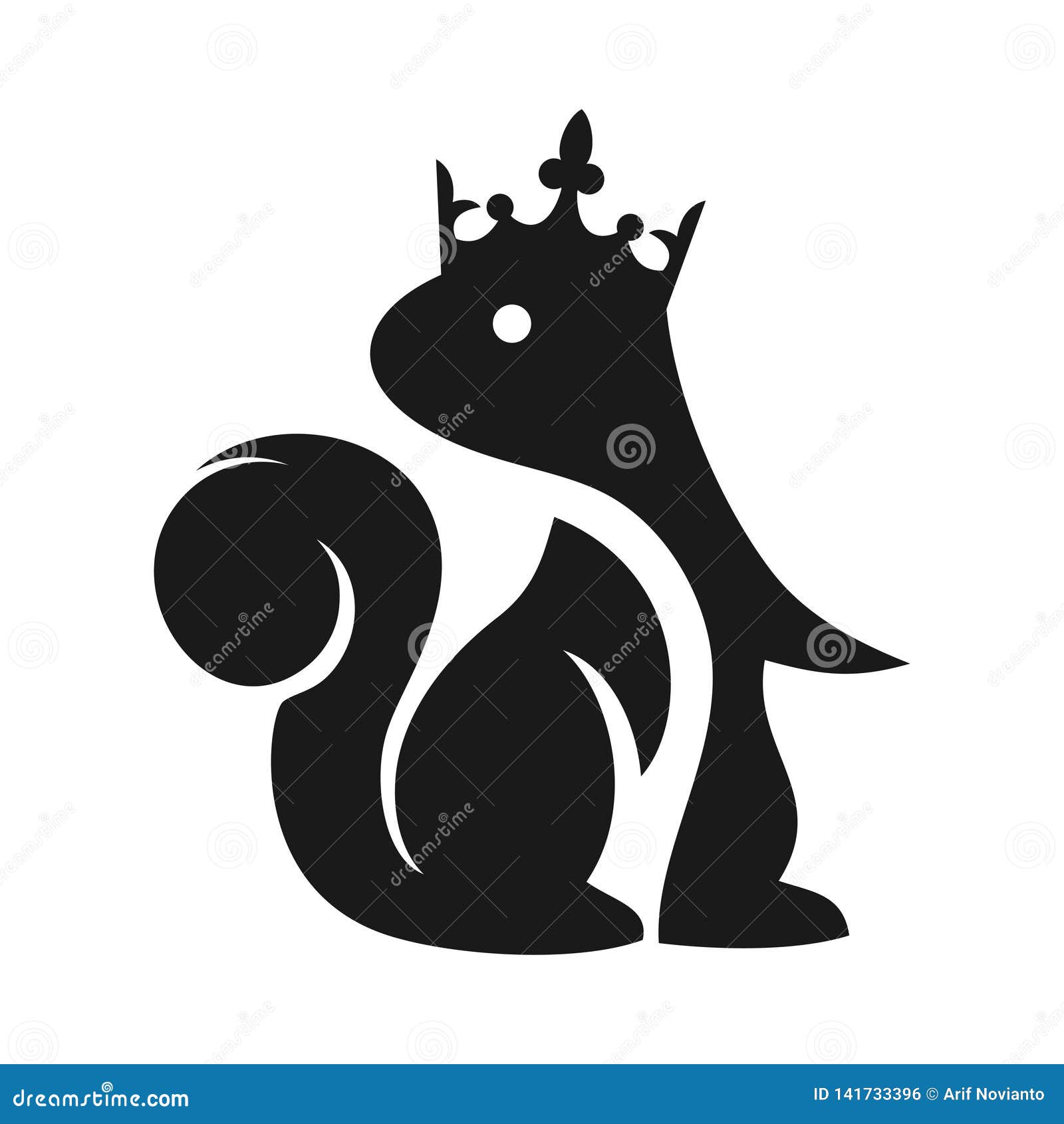 Queen Logo With Silhouette Of Queen Figure With Royal Crown Vector ...