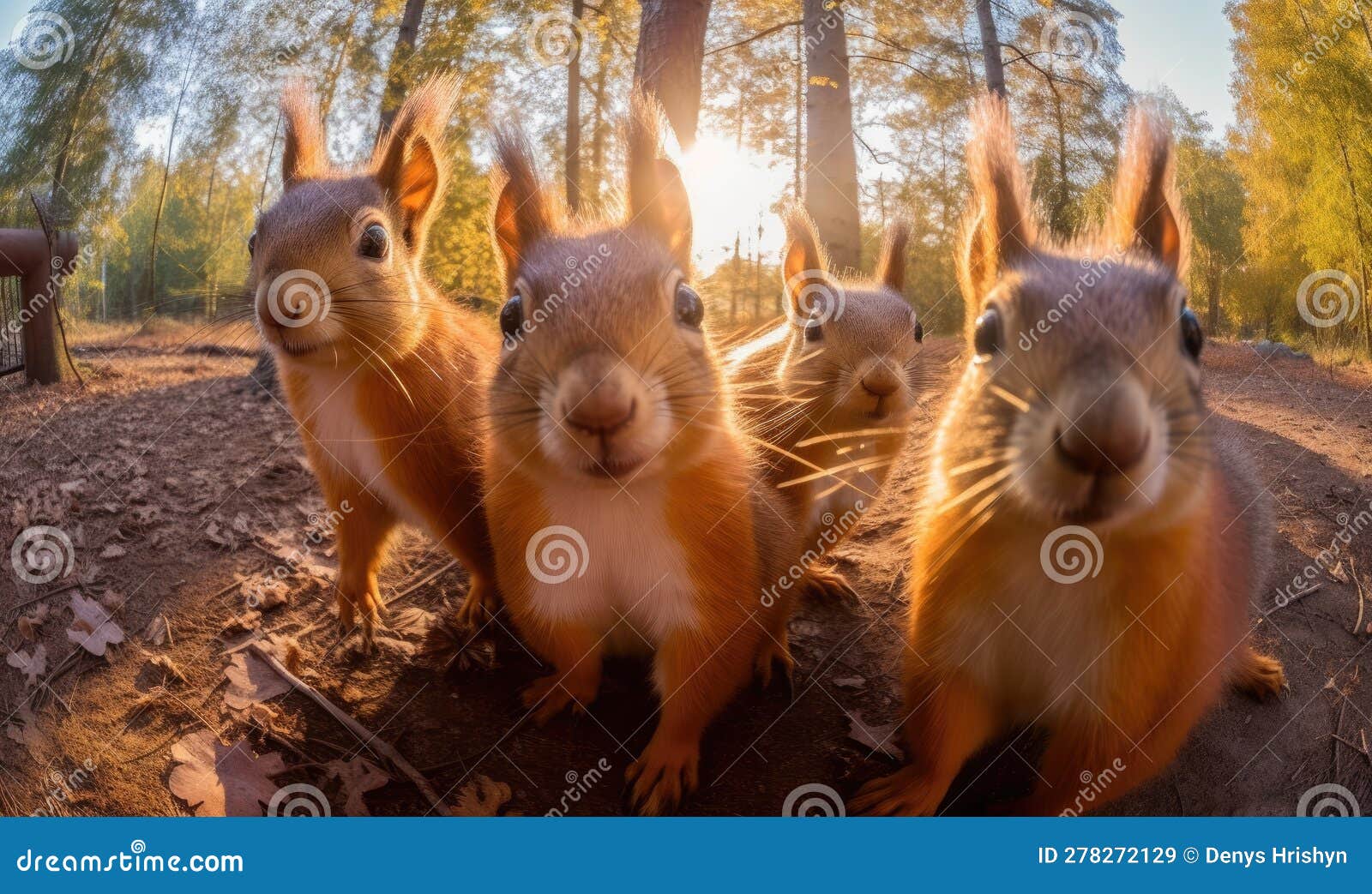 Squirrel Selfie: Adorable Critter Strikes Pose, Showcasing Its Bushy ...