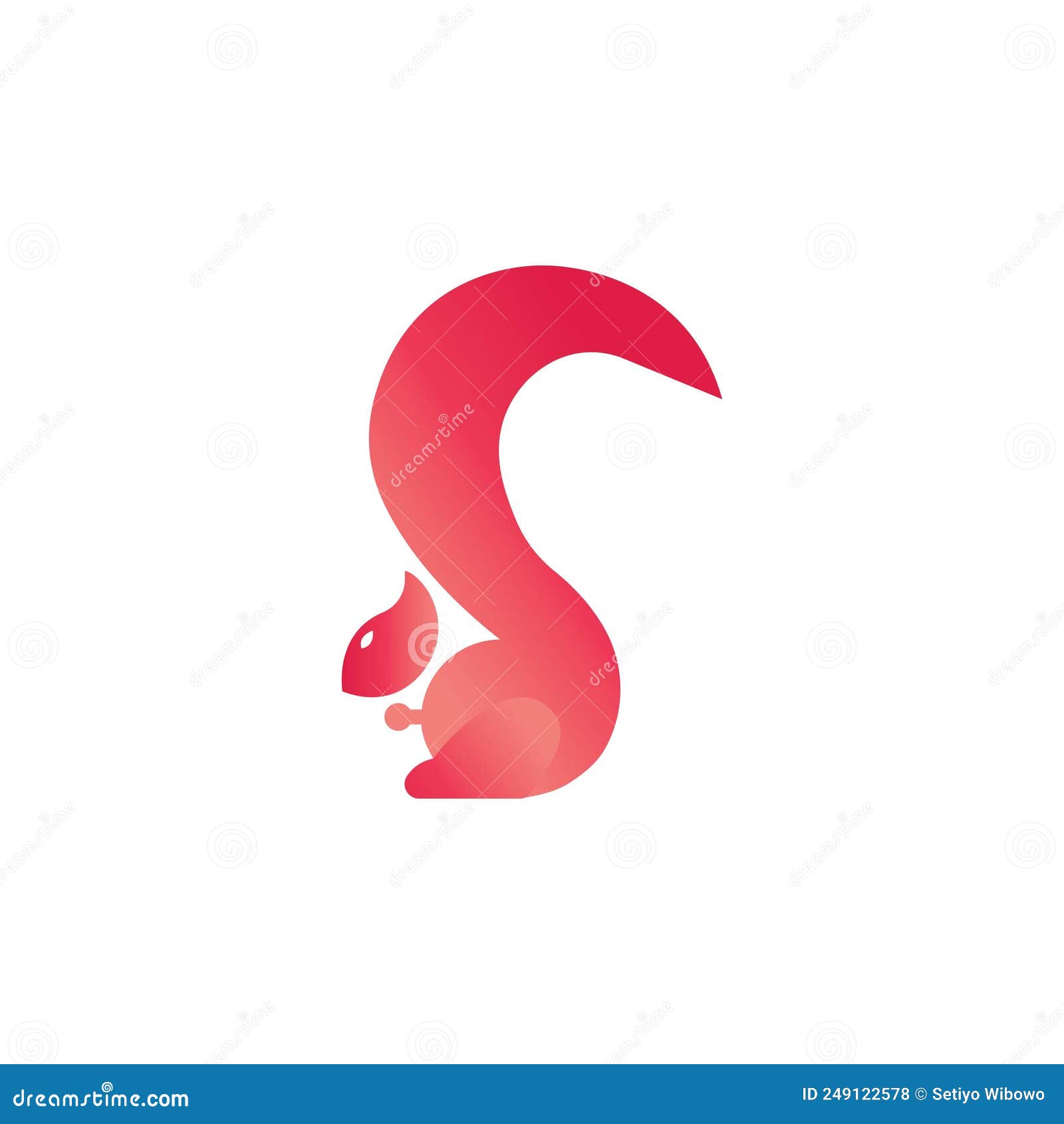 Squirrel Symbol Illustration Vector Icon Background Stock Vector ...