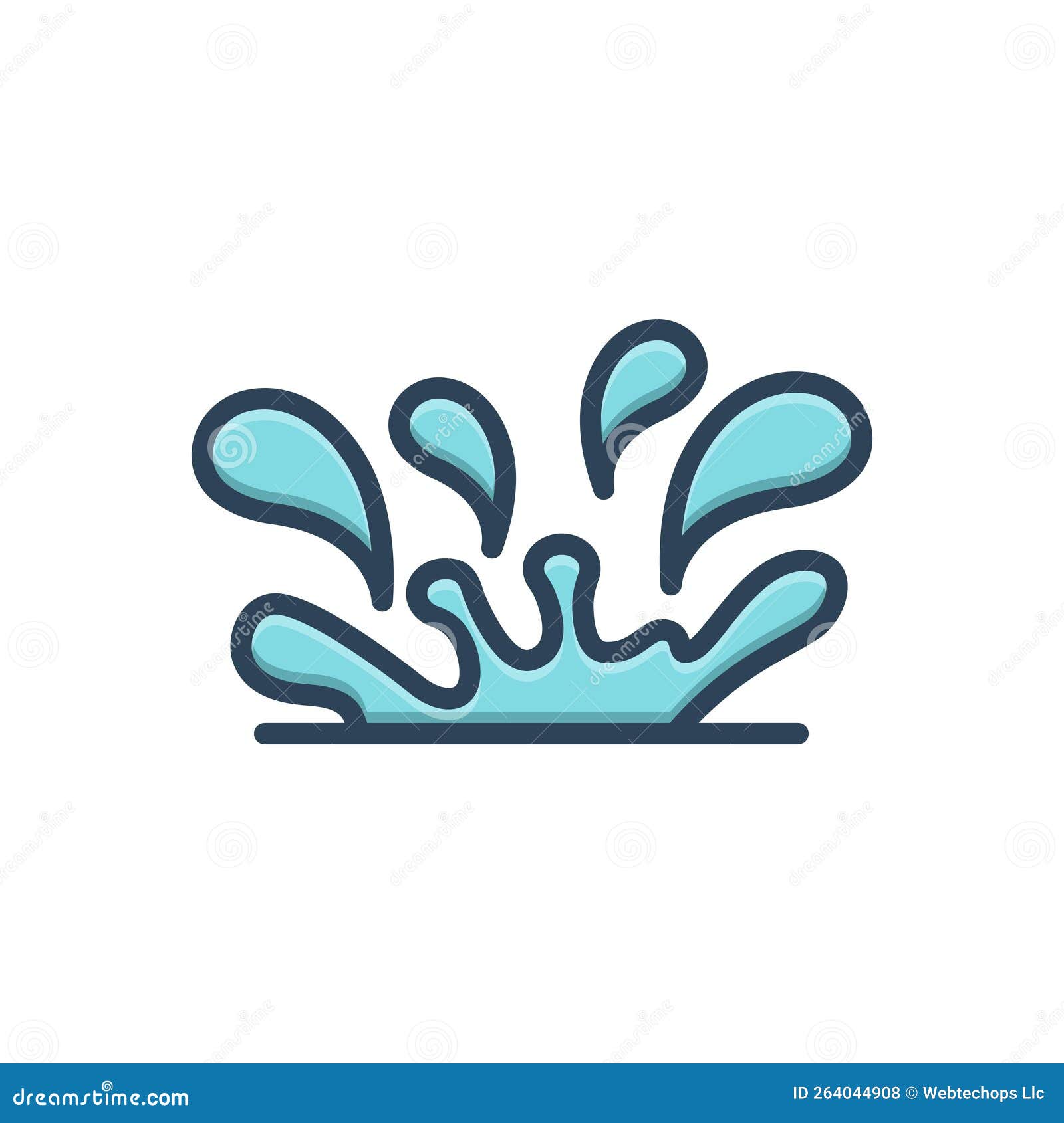 Color Illustration Icon for Squirting, Spurt and Fountain Stock Vector ...