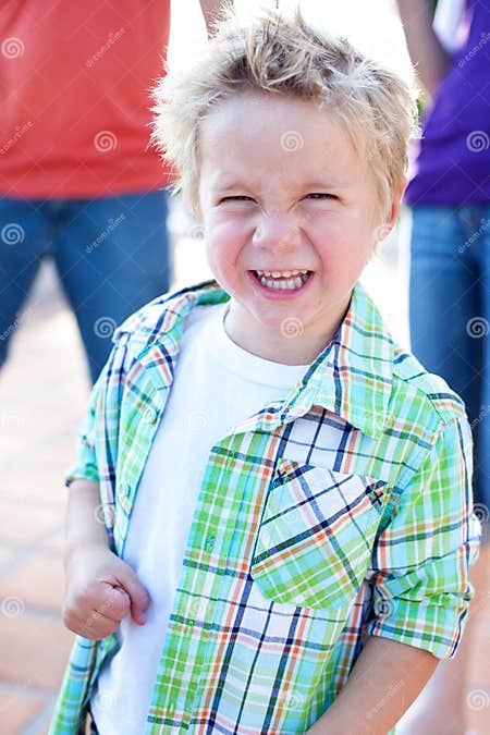 Squishy Face stock photo. Image of youth, nose, blond - 26316468