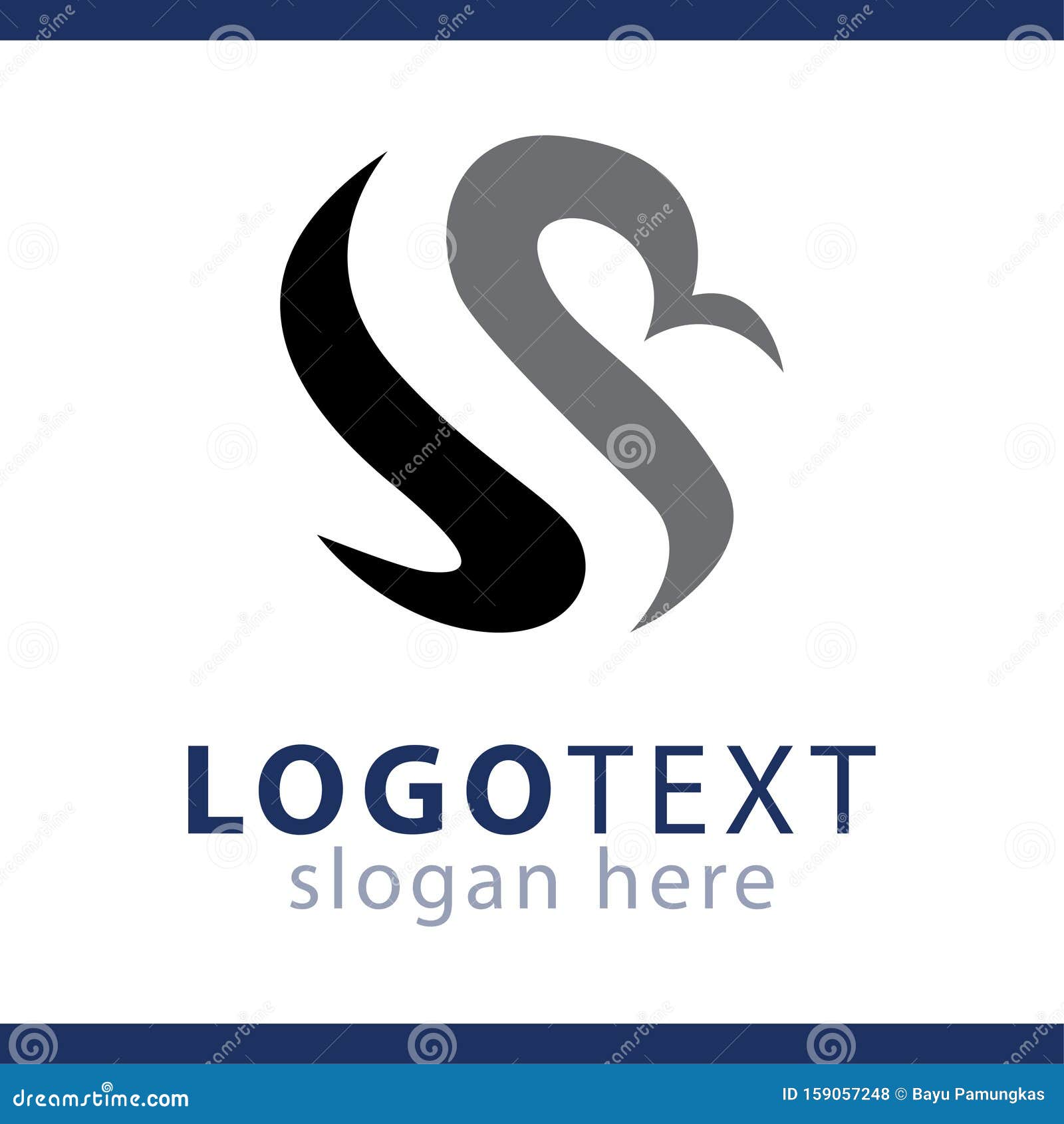 SR Initial Letter Circle Logo Icon Vector Template Stock Vector ...