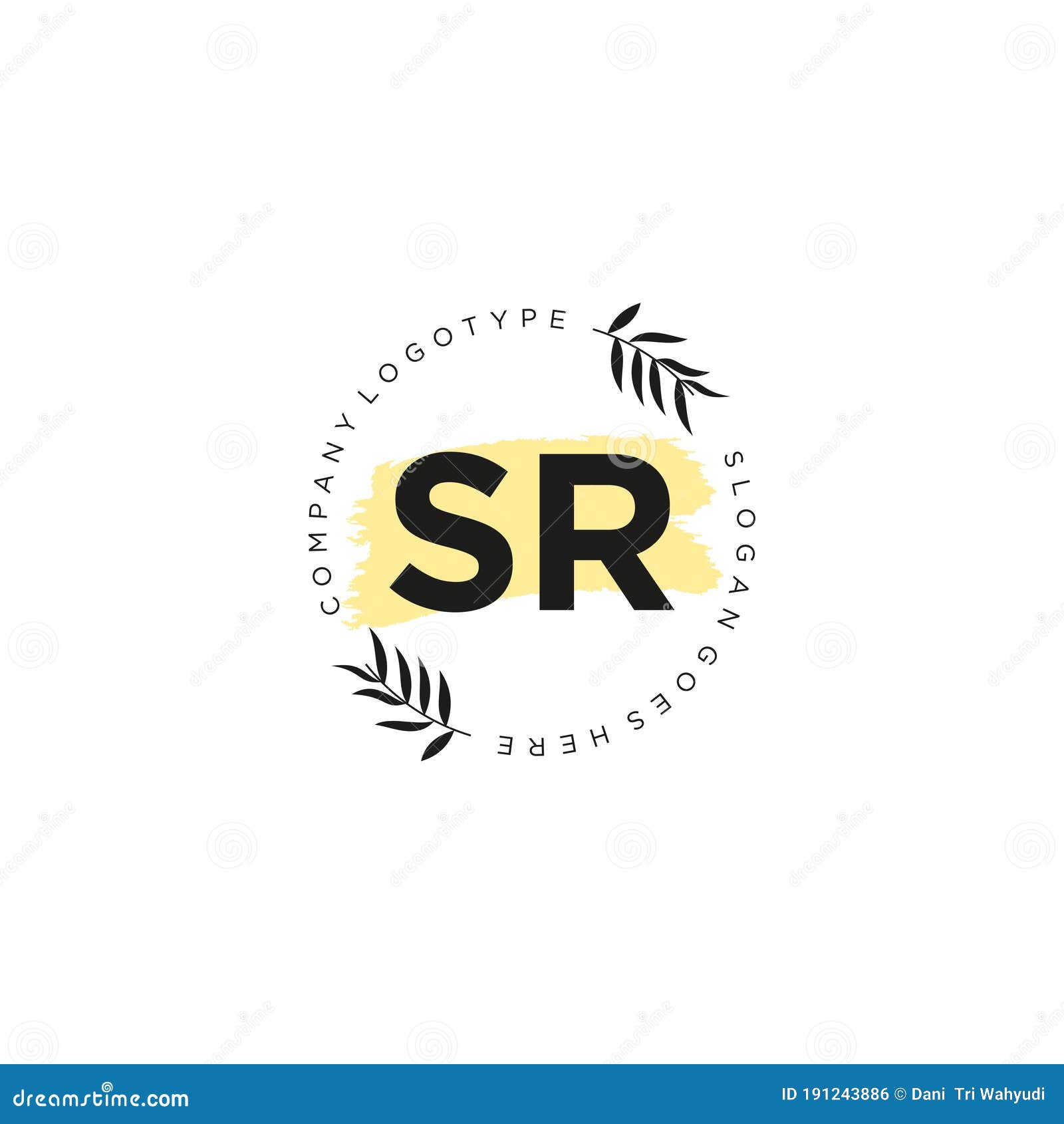 SR Letter Logo Icon Design Template Elements Stock Vector ...