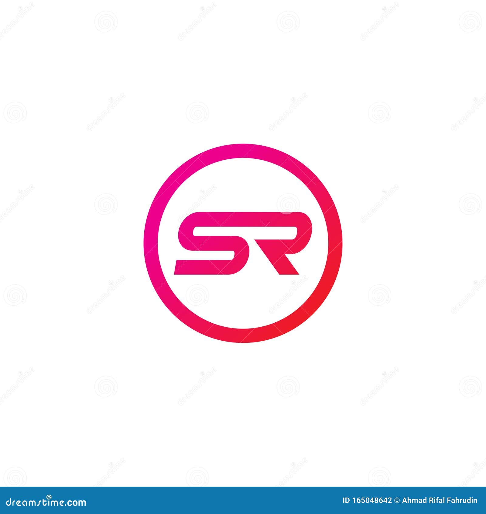 Sr Logo Initials . Modern Sr Logotype Stock Vector - Illustration of ...
