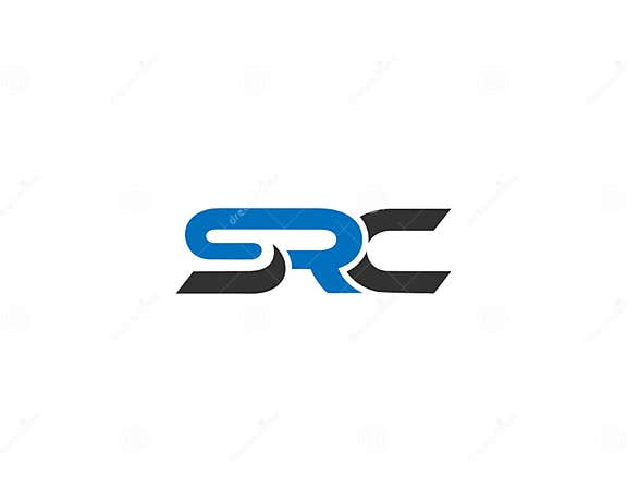 SRC Letter Modern Logo stock vector. Illustration of presentation ...