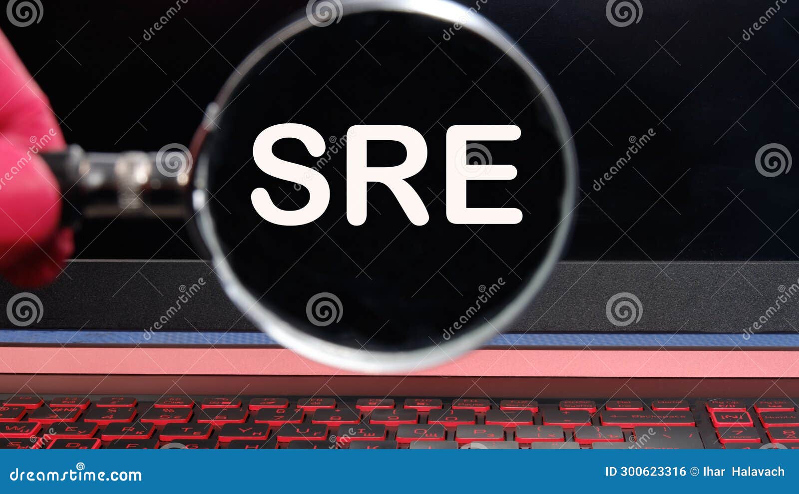 SRE, Site Reliability Engineering. Concept With Keyword, People And ...