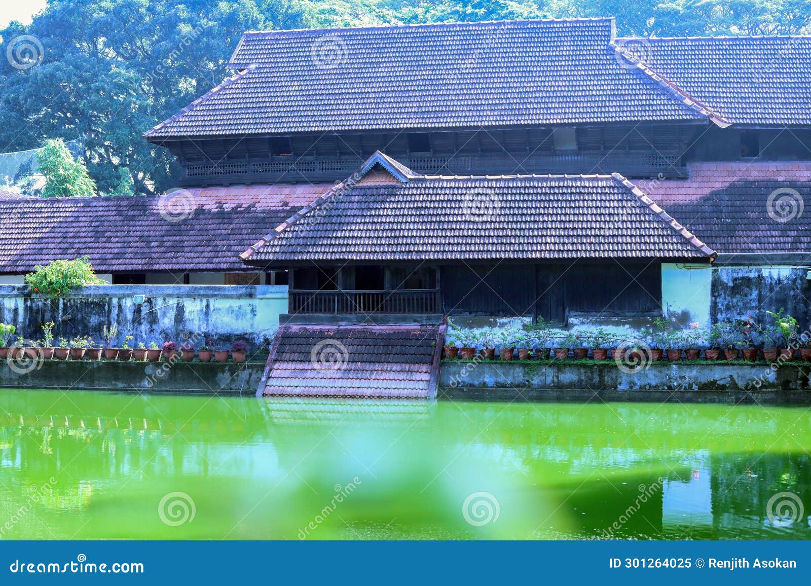 Sree Chithira Thirunal Palace Stock Image - Image of architecture ...