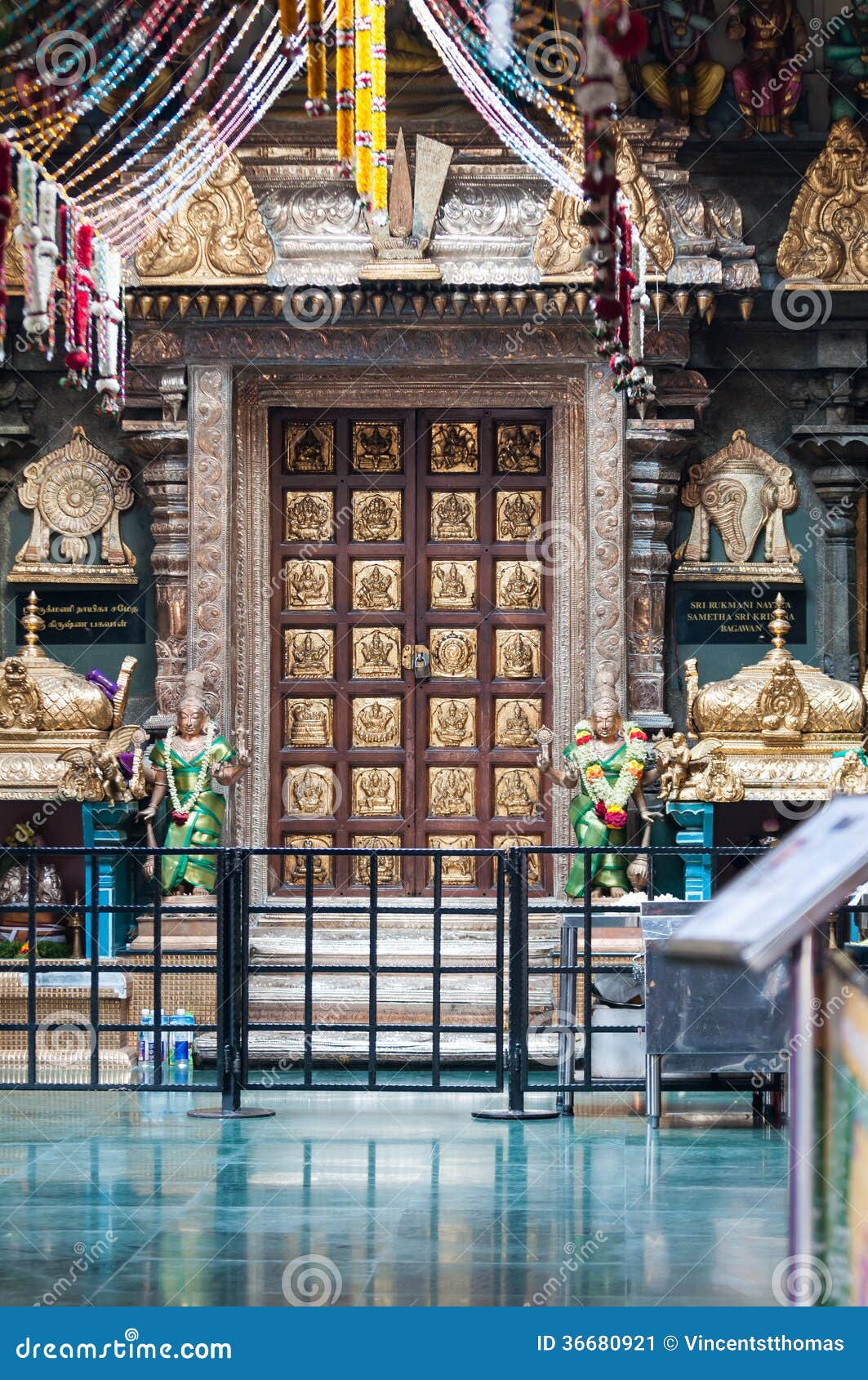 Sri Krishnan Temple stock image. Image of religious, interior - 36680921