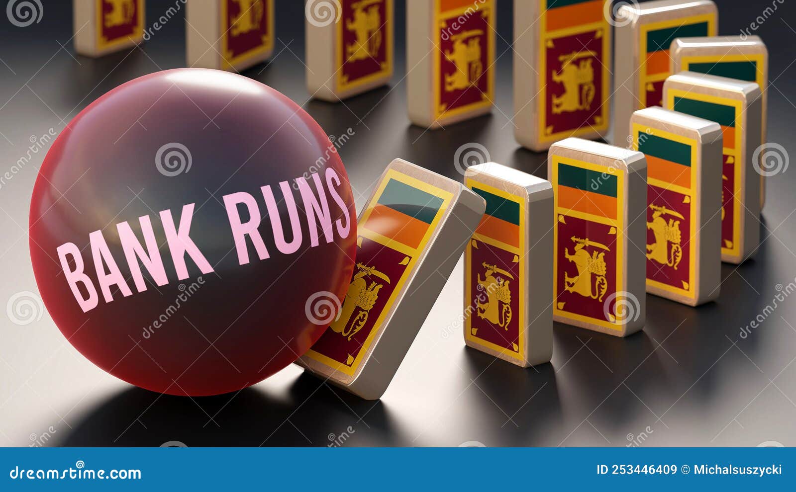 Sri Lanka Causing Decline of Bank Runs Stock Image - Image of decay ...