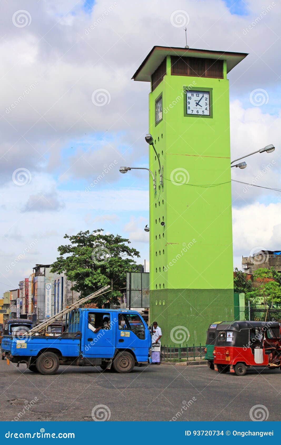 Sri Lanka Colombo History Clock Tower Imagen de archivo editorial ...