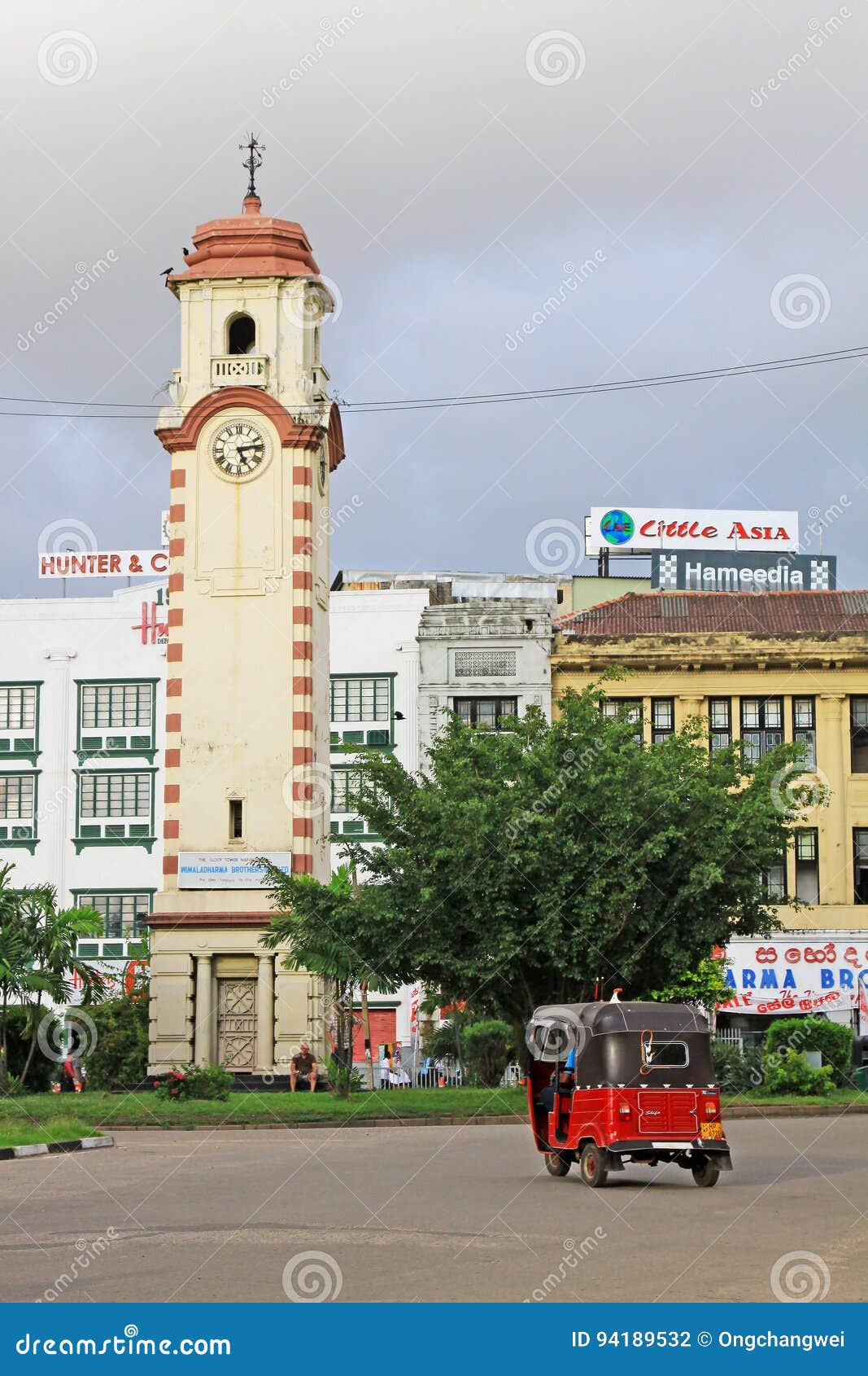 Sri Lanka Colombo History Clock Tower Fotografia Editorial - Imagem de ...