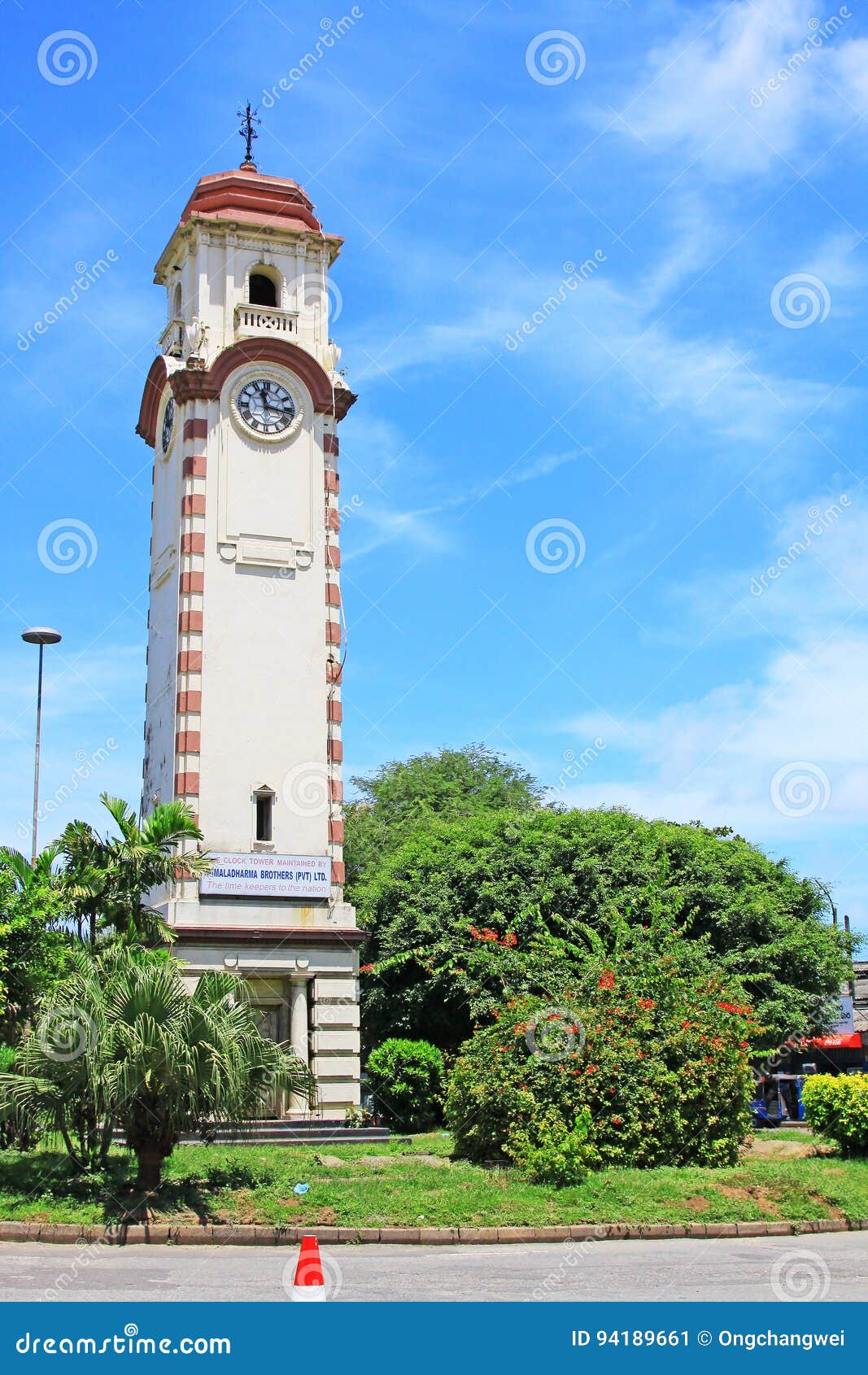 Sri Lanka Colombo History Clock Tower Redaktionelles Foto - Bild von ...
