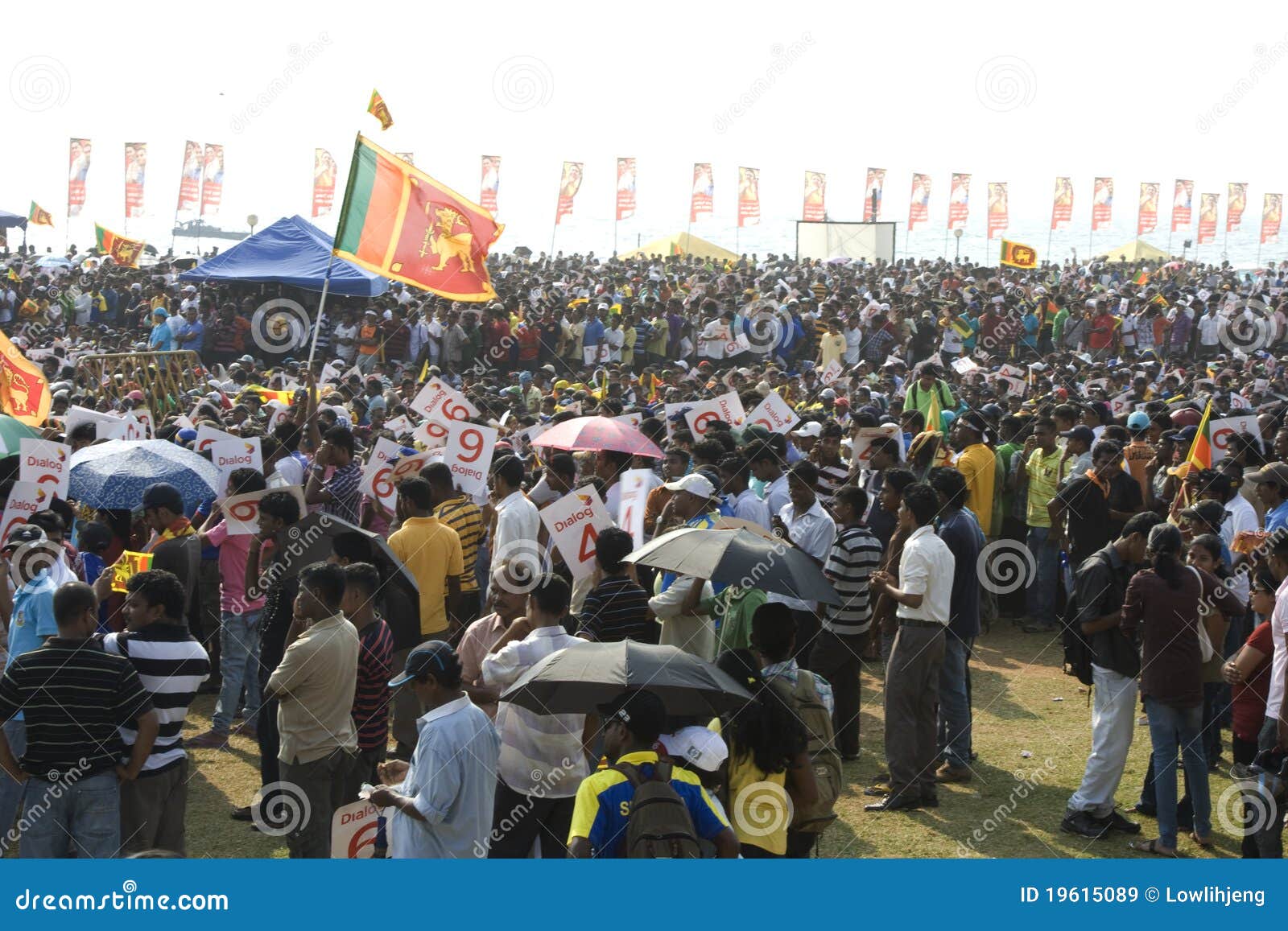 Sri Lanka Fans at Cricket World Cup 2011 Editorial Stock Image - Image ...