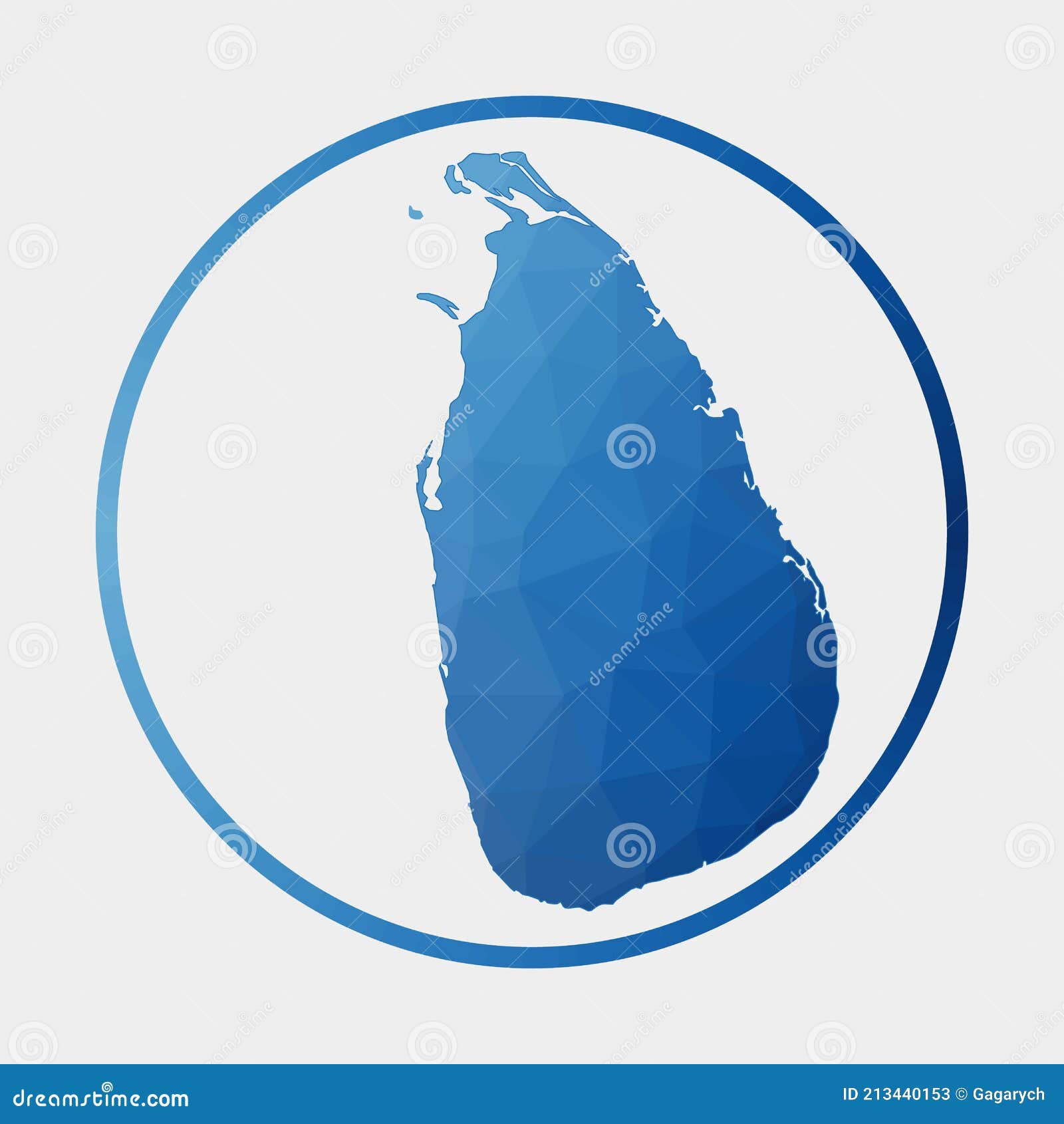 Sri Lanka icon. stock vector. Illustration of gradient - 213440153