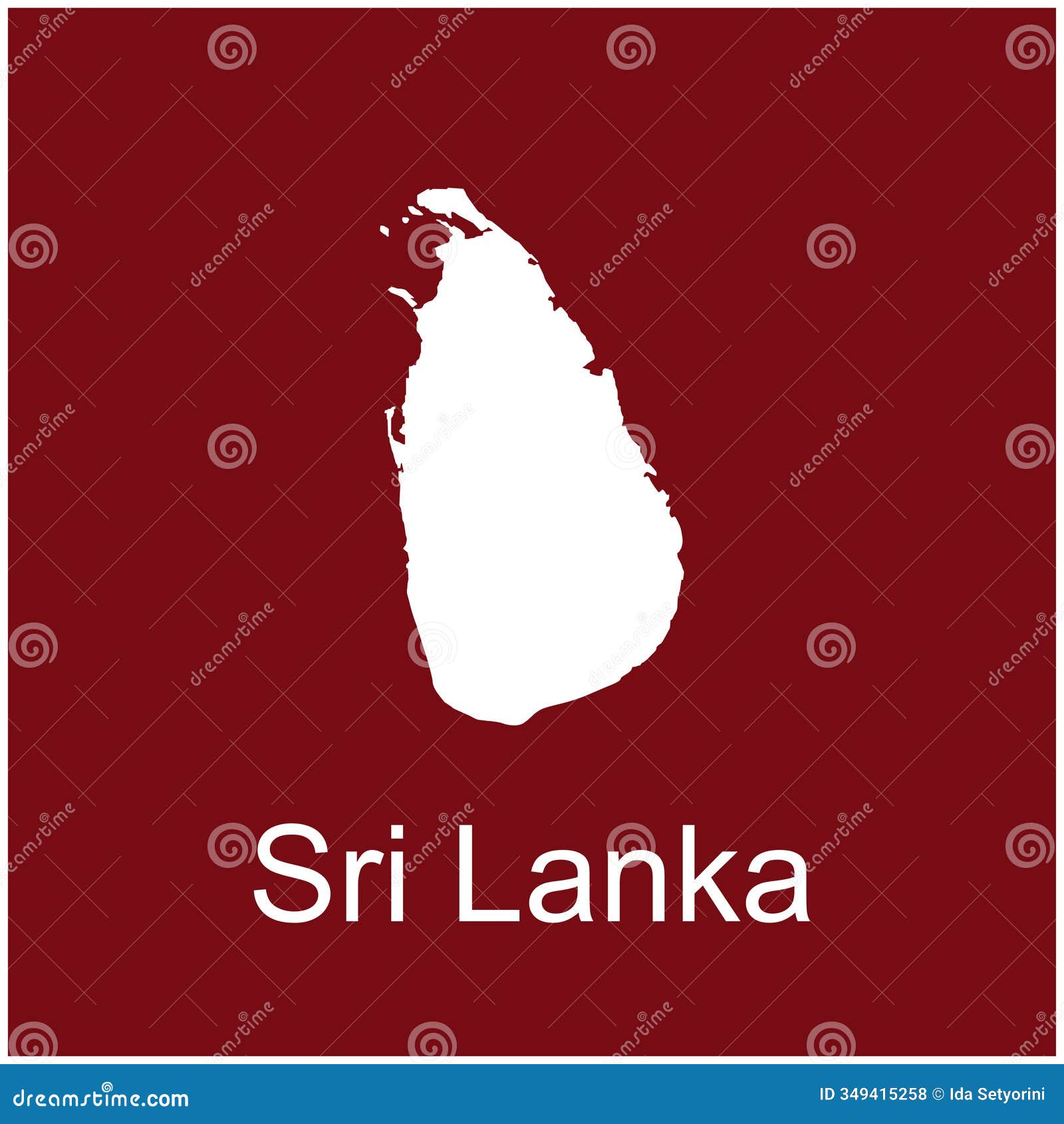 Sri Lanka map icon stock illustration. Illustration of infographic ...