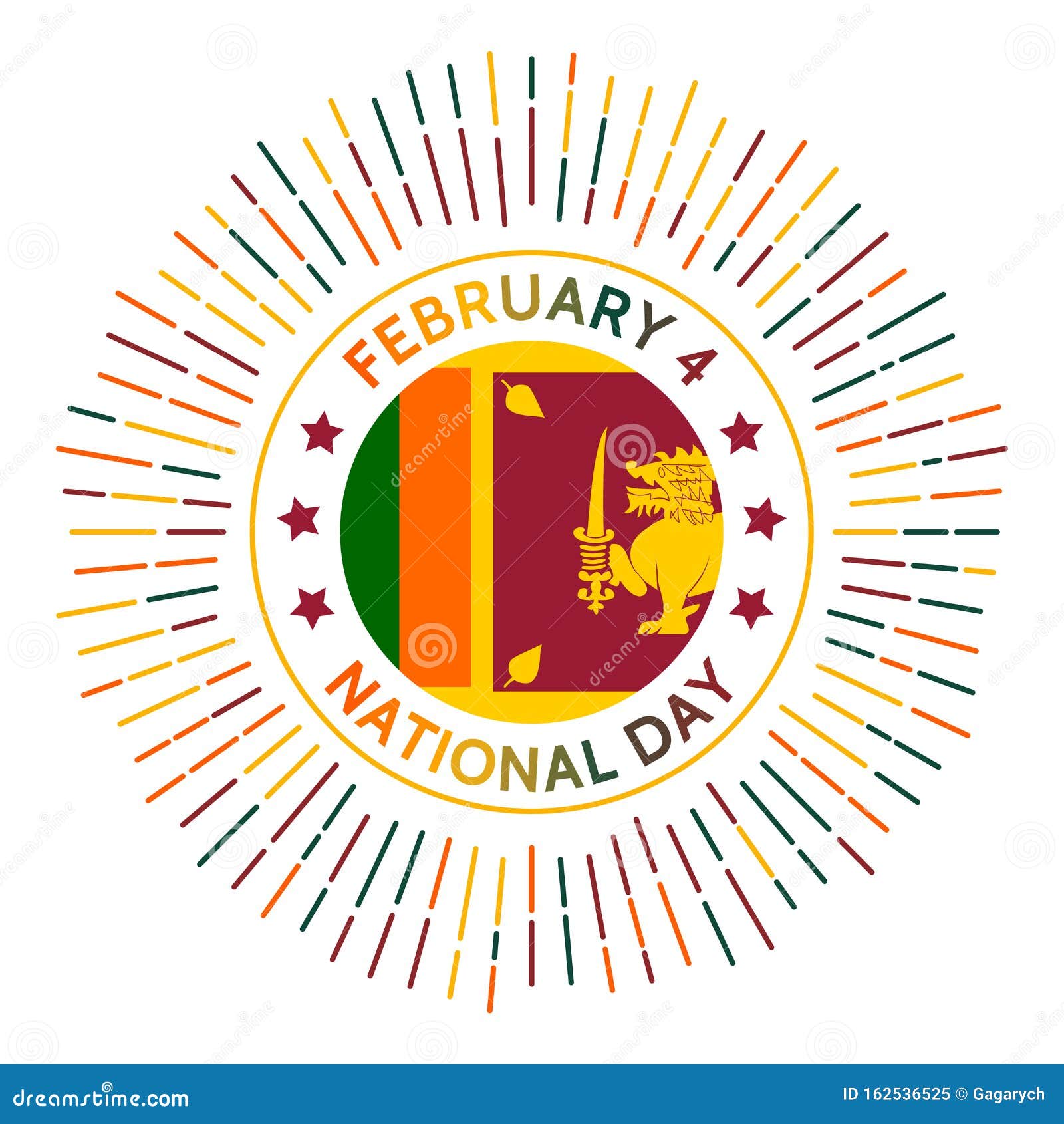 Sri Lanka National Day Badge. Stock Vector - Illustration of graph ... Sri Lanka National Day Badge. Stock Vector - Illustration of graph ...