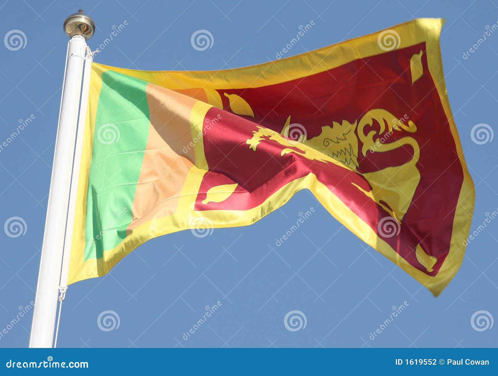Sri Lanka s flag stock photo. Image of island, asia, lanka - 1619552