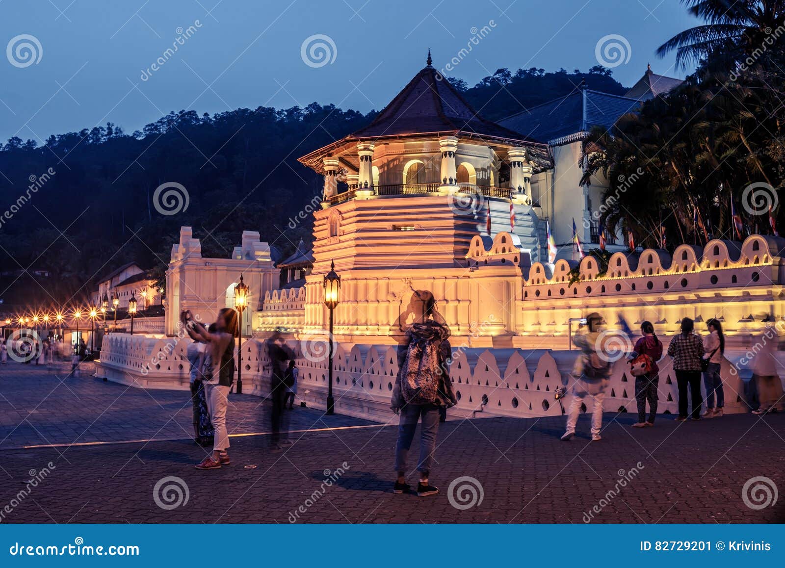 Sri Lanka: Temple of the Tooth Dalada Maligawa , Kandy Stock Image ...