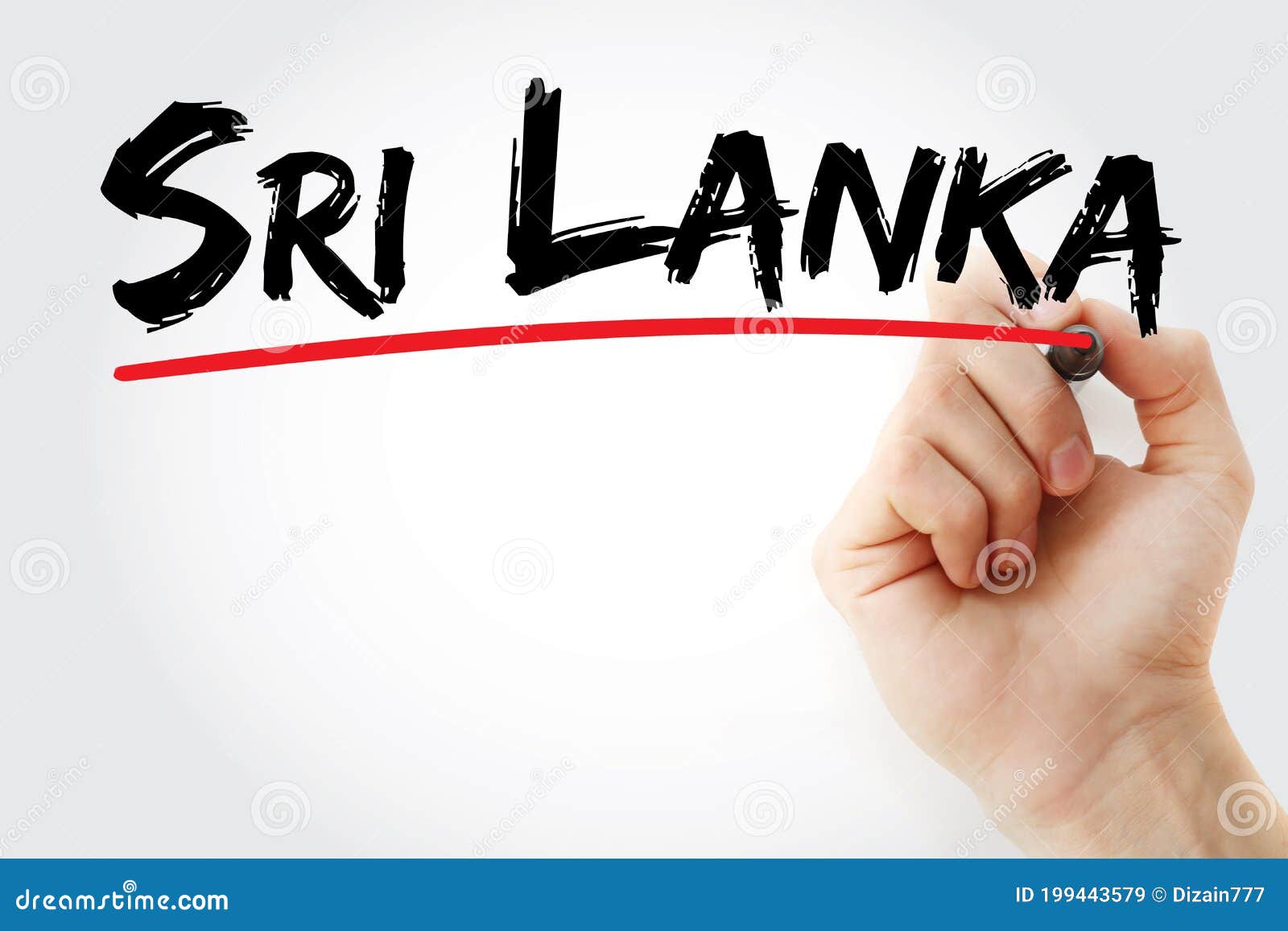 Sri Lanka text with marker stock image. Image of city - 199443579