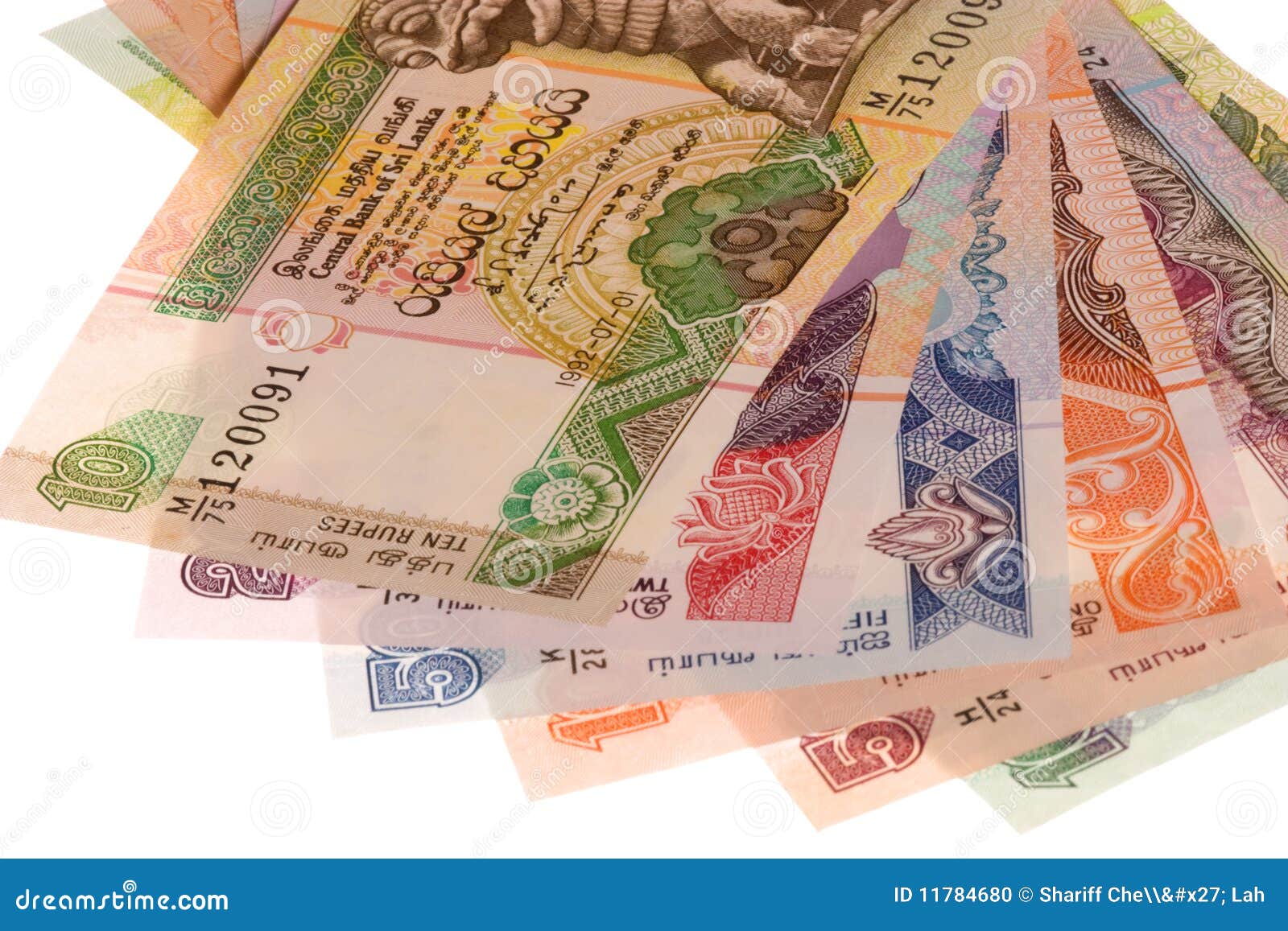 Sri Lankan Currency Isolated Stock Photo - Image of payment, invest ...
