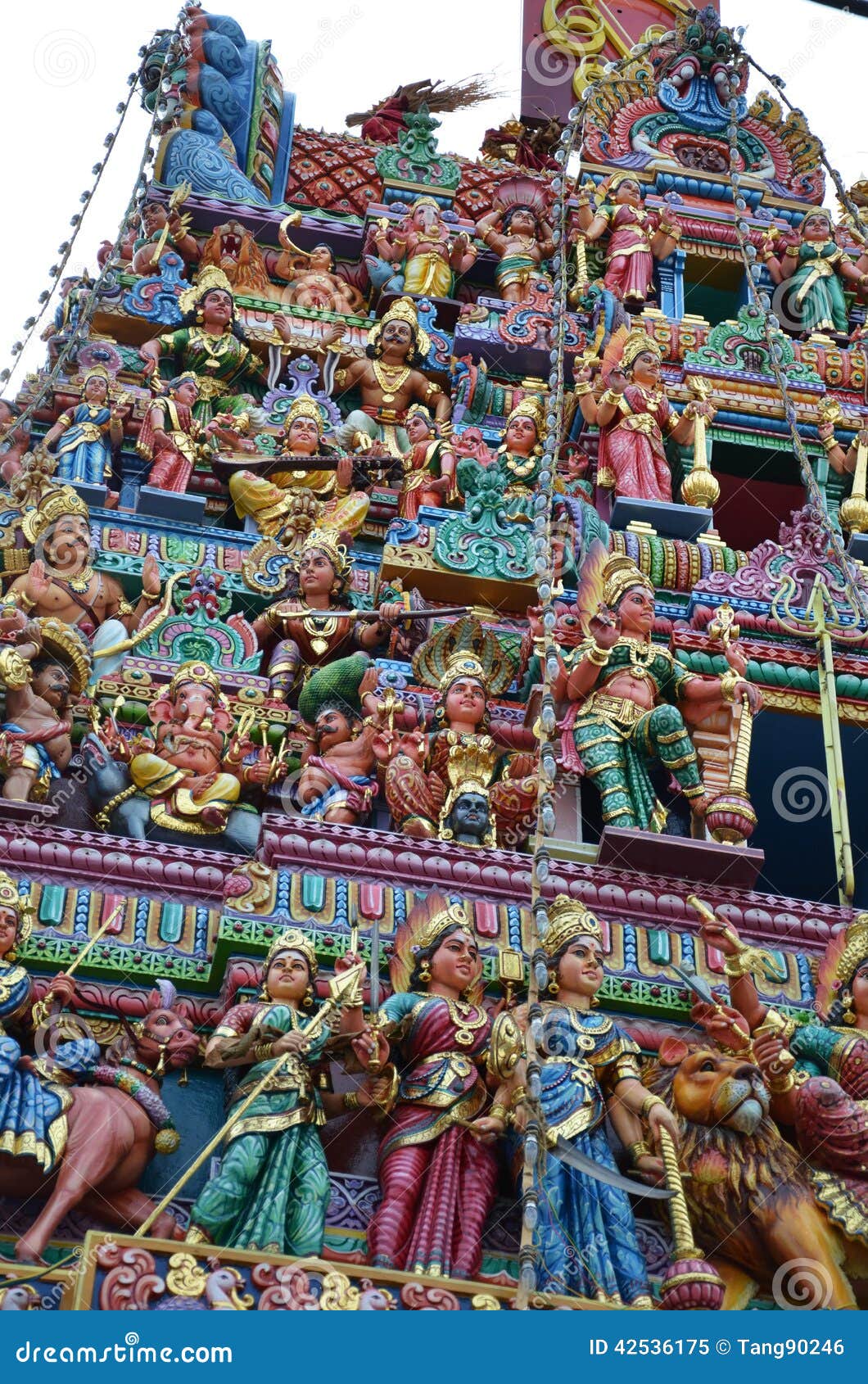 Sri Mariamman Temple Singapore Stock Image - Image of religion ...