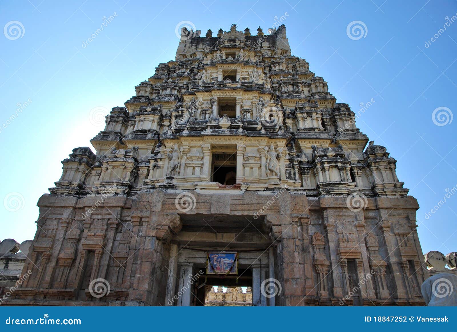 The Sri Ranganatha Swami Temple Stock Photo - Image of overcast ...