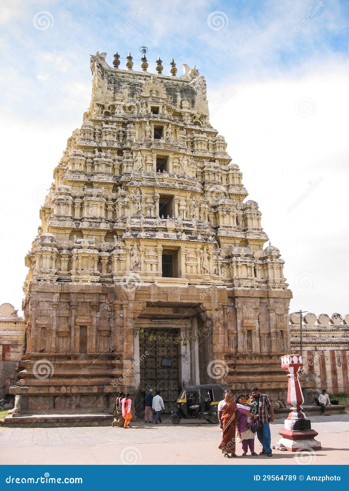 Gopuram Of Ranganathaswamy Temple In 9th Century.Vaishnavite; Shrines ...