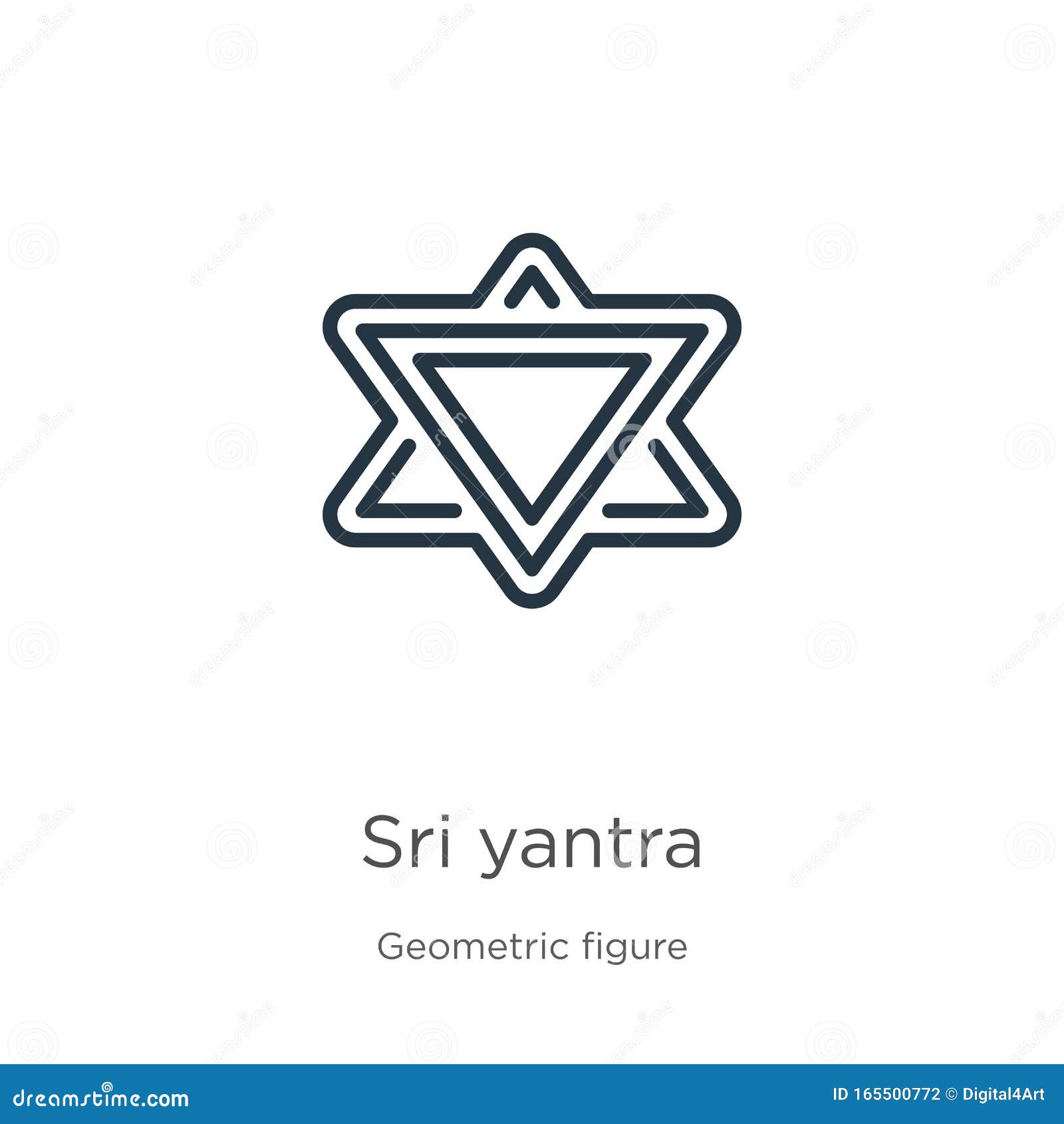 Linear Sri Yantra Icon From Geometry Outline Collection. Thin Line Sri ... Linear Sri Yantra Icon From Geometry Outline Collection. Thin Line Sri ...