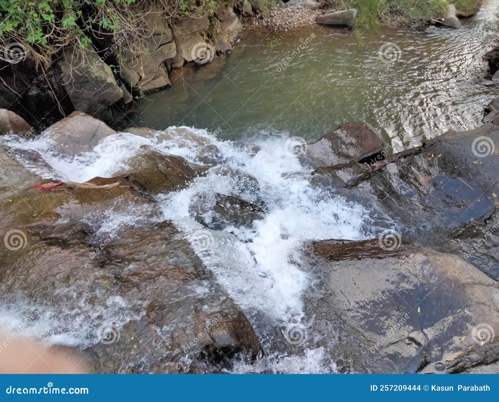 Srilanka Wotarfall Mandaram Nuwara Stock Photo - Image of geology ...