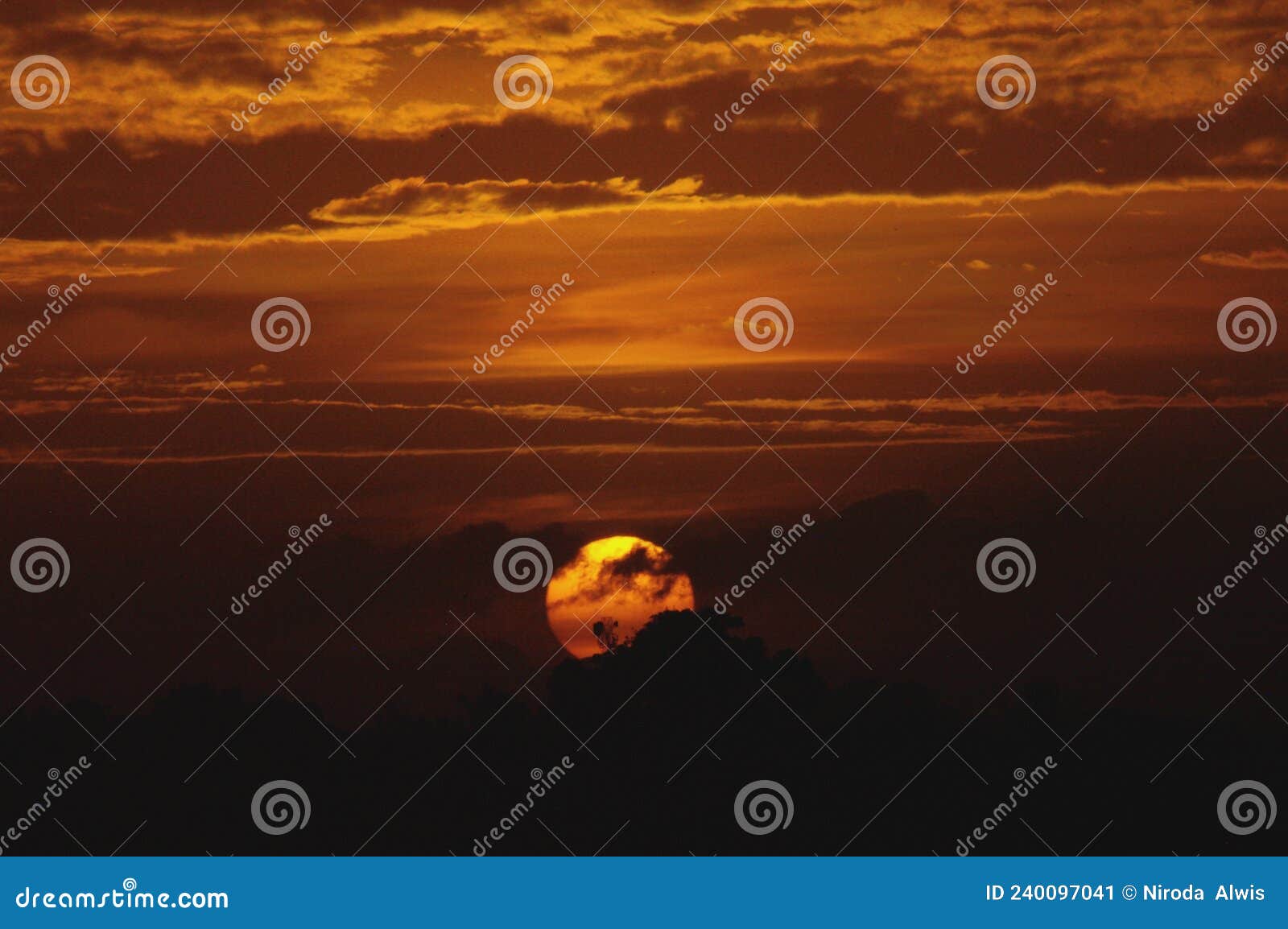 Srilankan Sunrise stock image. Image of africa, morning - 240097041