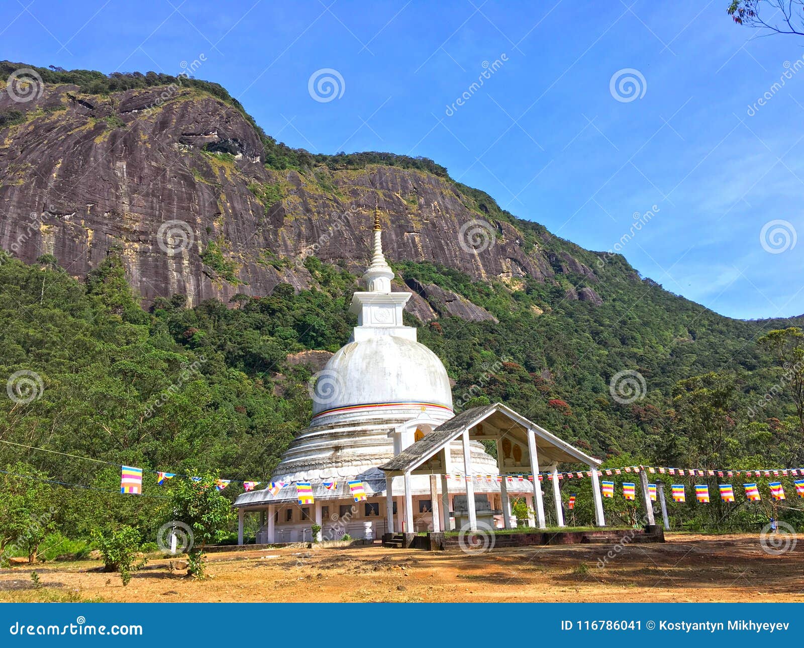 Peace Temple Side View Royalty-Free Stock Image | CartoonDealer.com ...